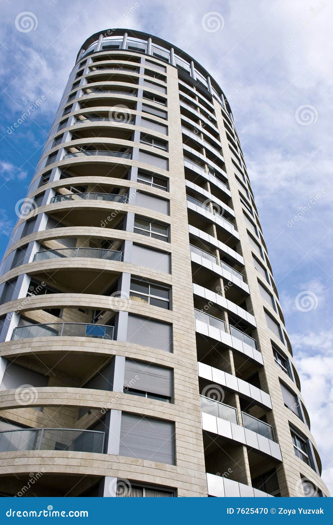 Oval building stock photo. Image of business, streetlight - 7625470