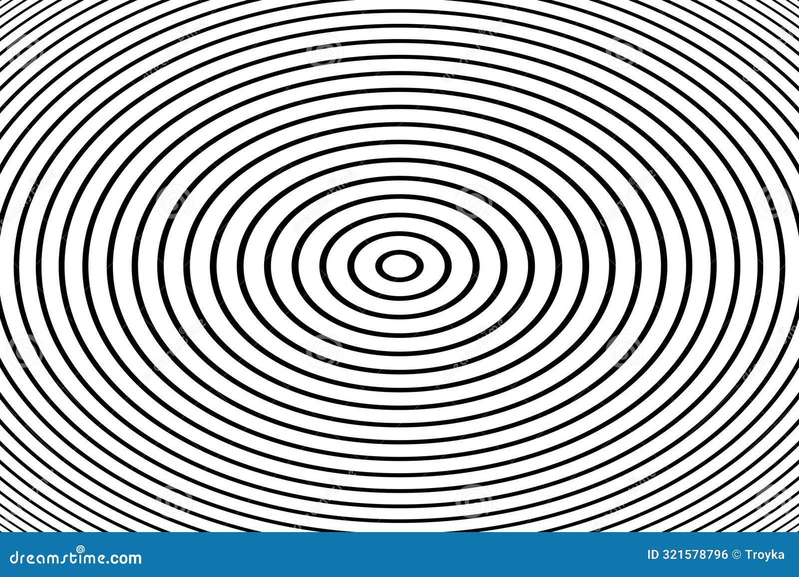 Oval Concentric Lines Pattern. Abstract Geometric Background Stock ...