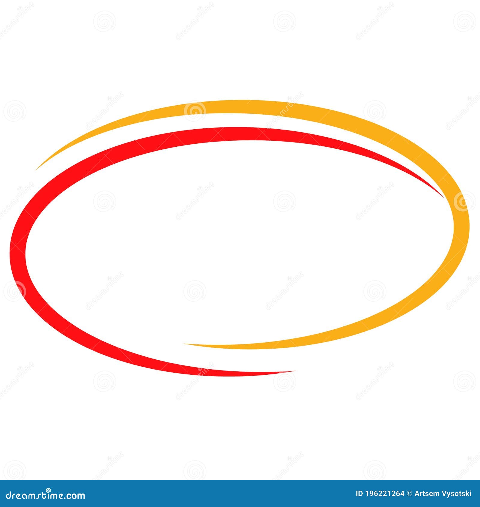 Oval, Ellipse Banner Frames, Borders. Black Versions Included. Vector ...