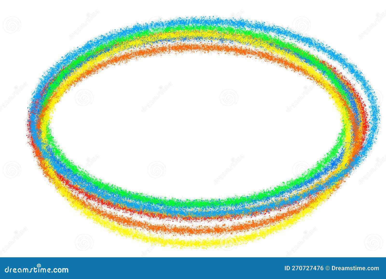 Oval, Ellipse Banner Frames, Borders, Painted on Transparent Background ...