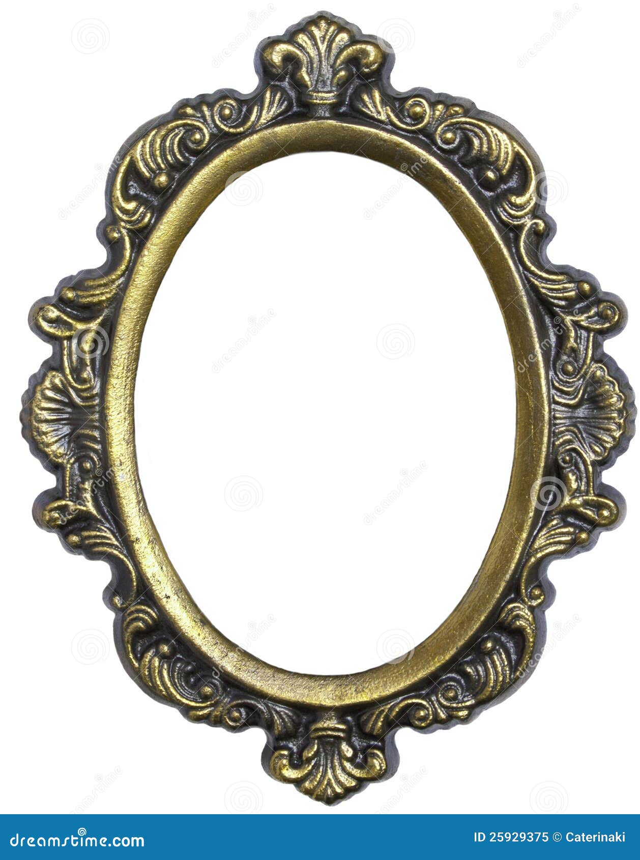 OVAL FRAME stock image. Image of empty, deco, pretty - 25929375