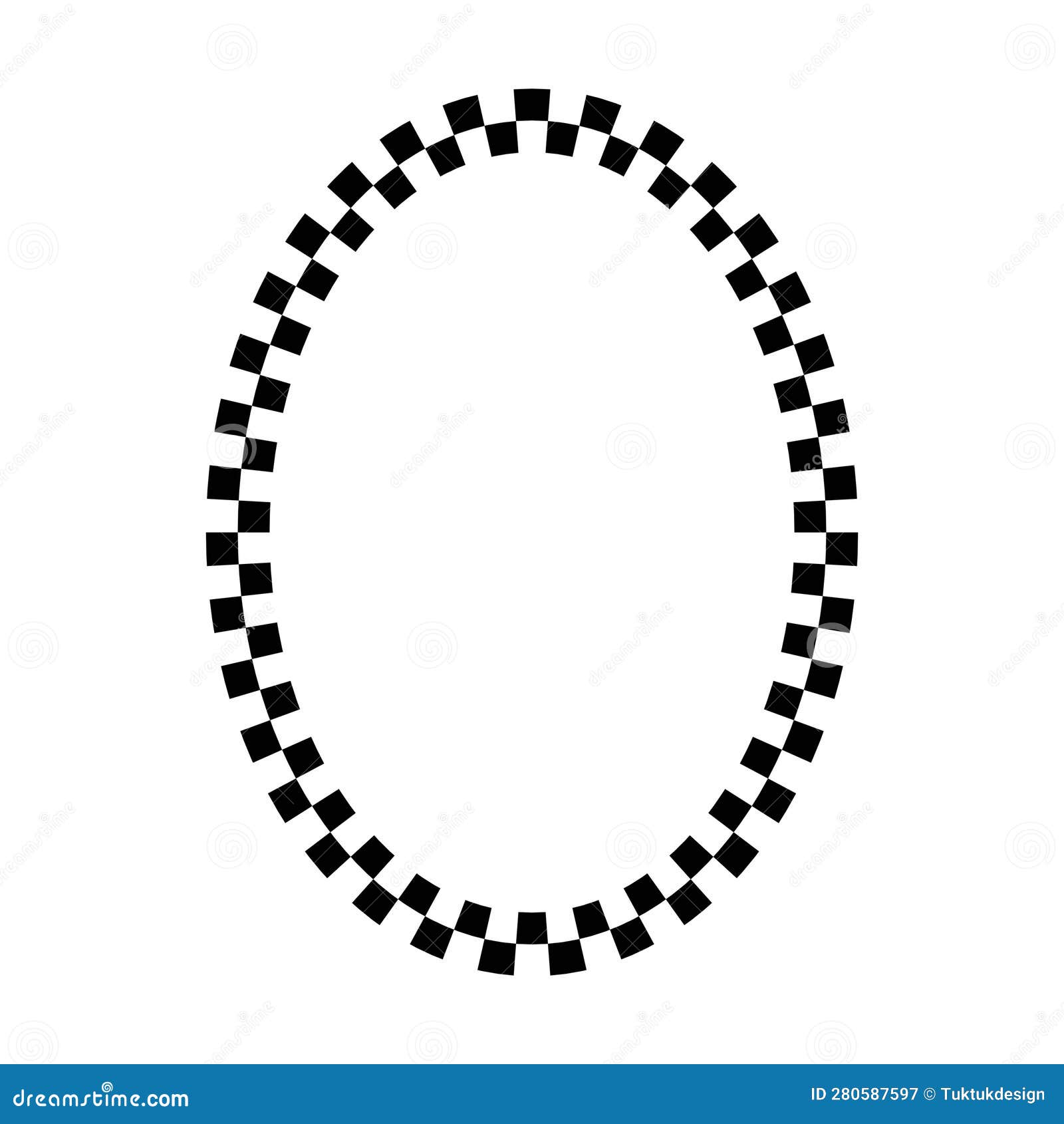 Oval Frame Round Border Design Shape Icon for Decorative Vintage Doodle ...