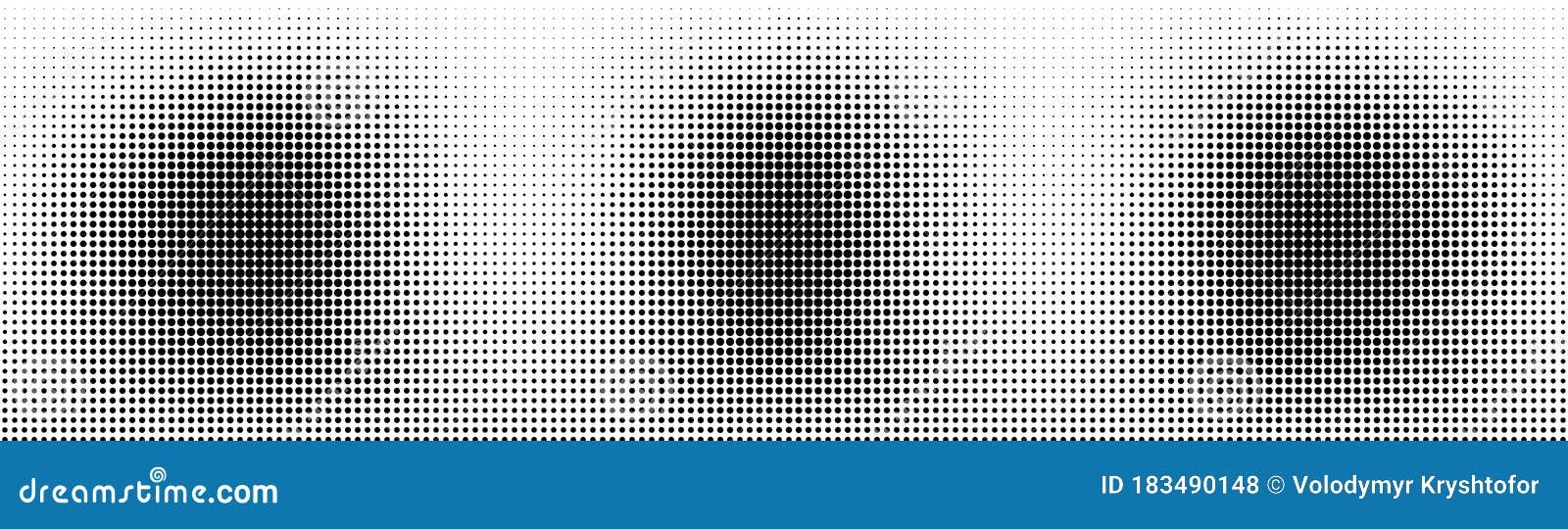 Oval Gradient Halftone. Abstract Gradient Background of Black Dots ...