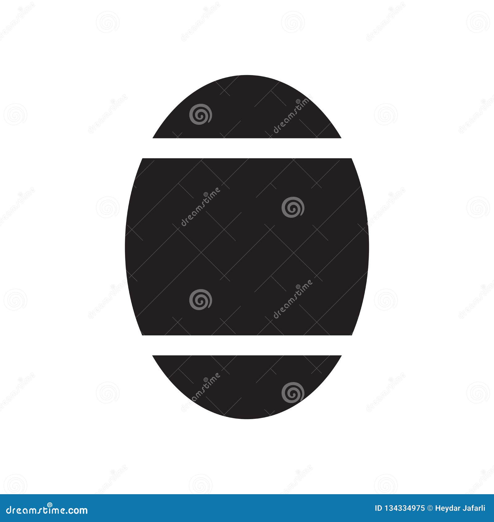 Oval Icon Vector Sign and Symbol Isolated on White Background, Oval ...