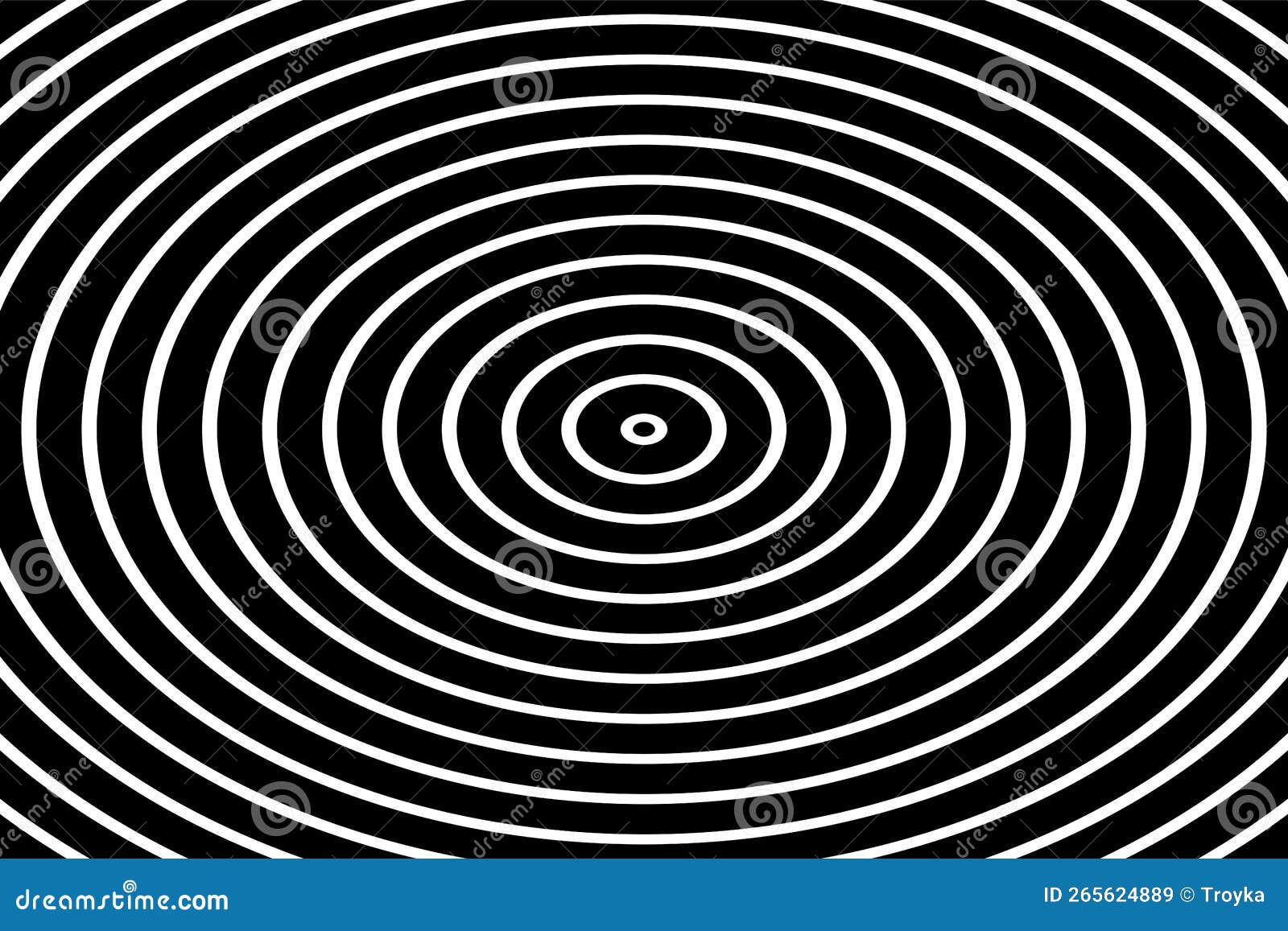 Oval Lines Pattern. Abstract Geometric Black and White Background Stock ...