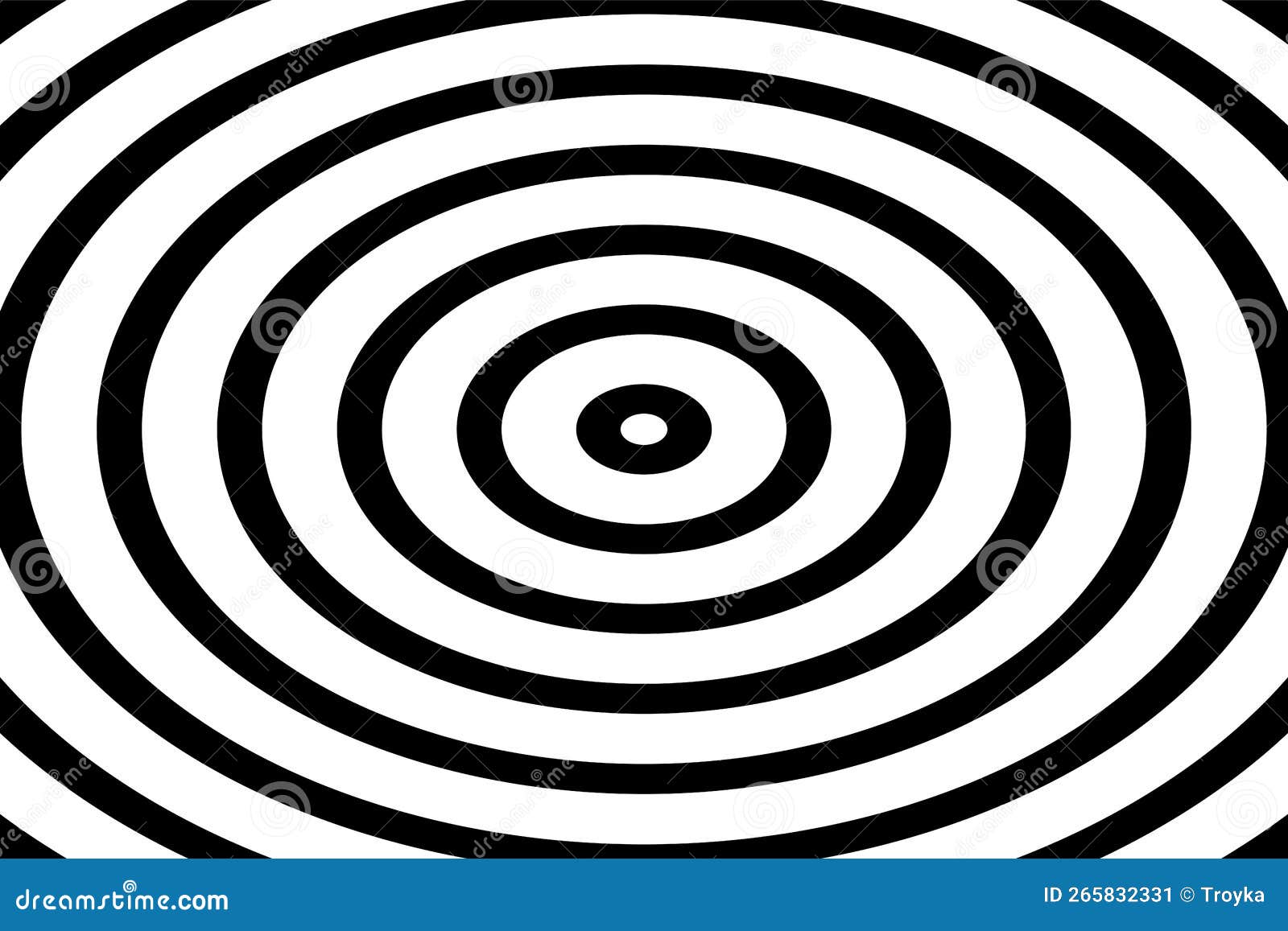 Oval Lines Pattern. Abstract Geometric Black and White Background Stock ...