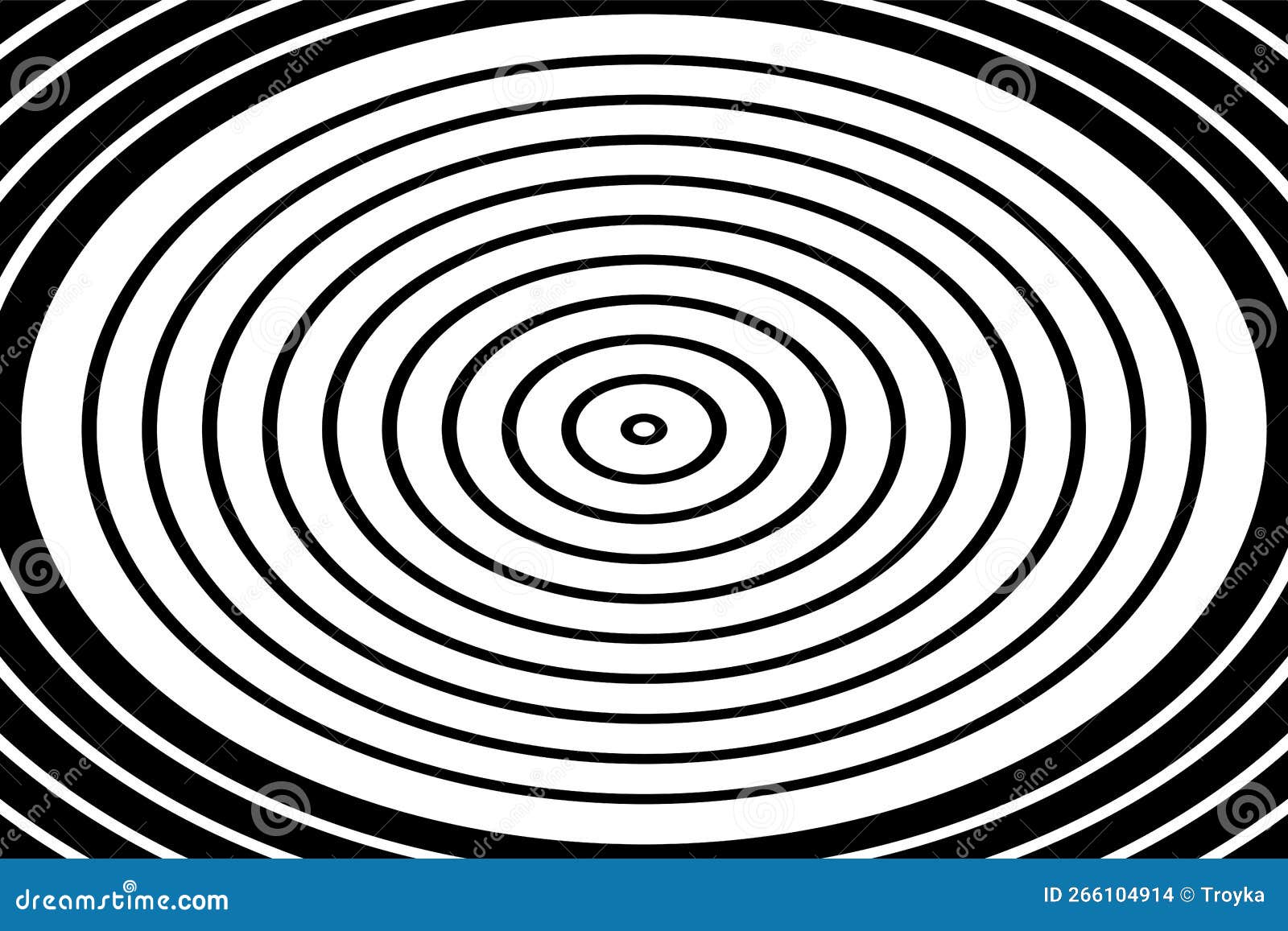 Oval Lines Pattern. Abstract Geometric Black and White Background Stock ...