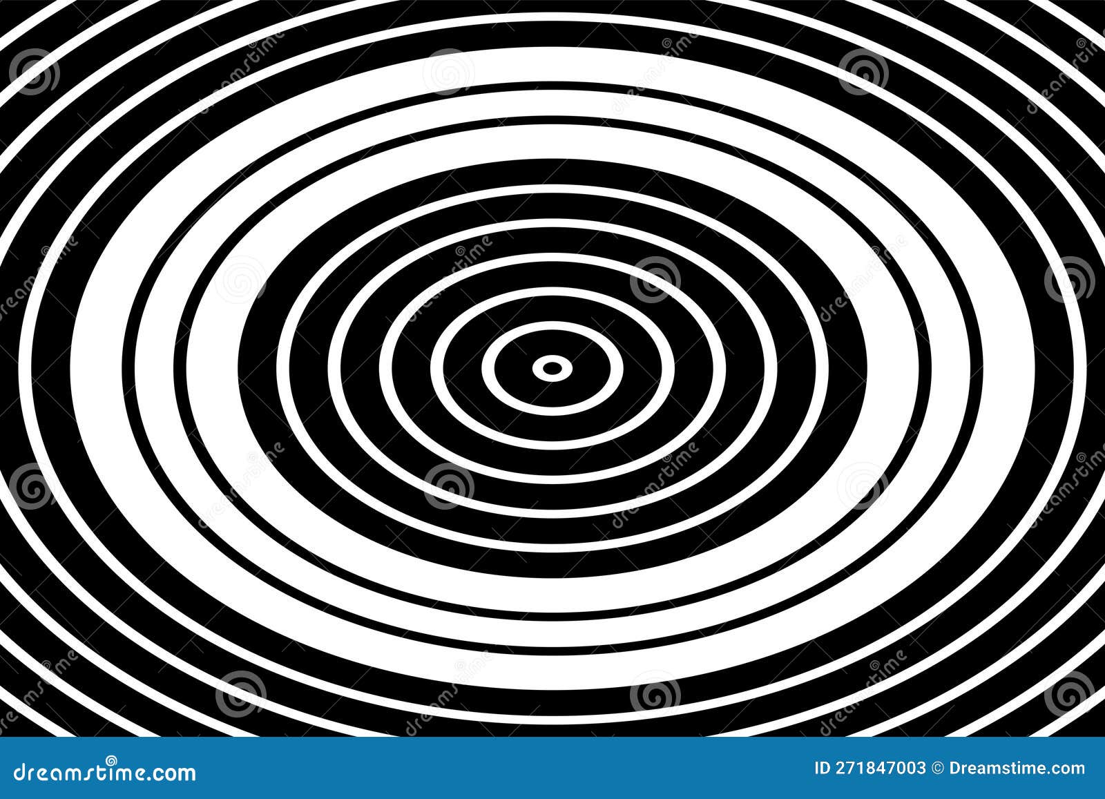 Oval Lines Pattern. Abstract Geometric Black and White Background Stock ...