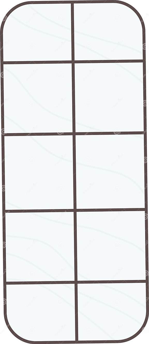 Oval Modern Window stock vector. Illustration of shape - 347566454