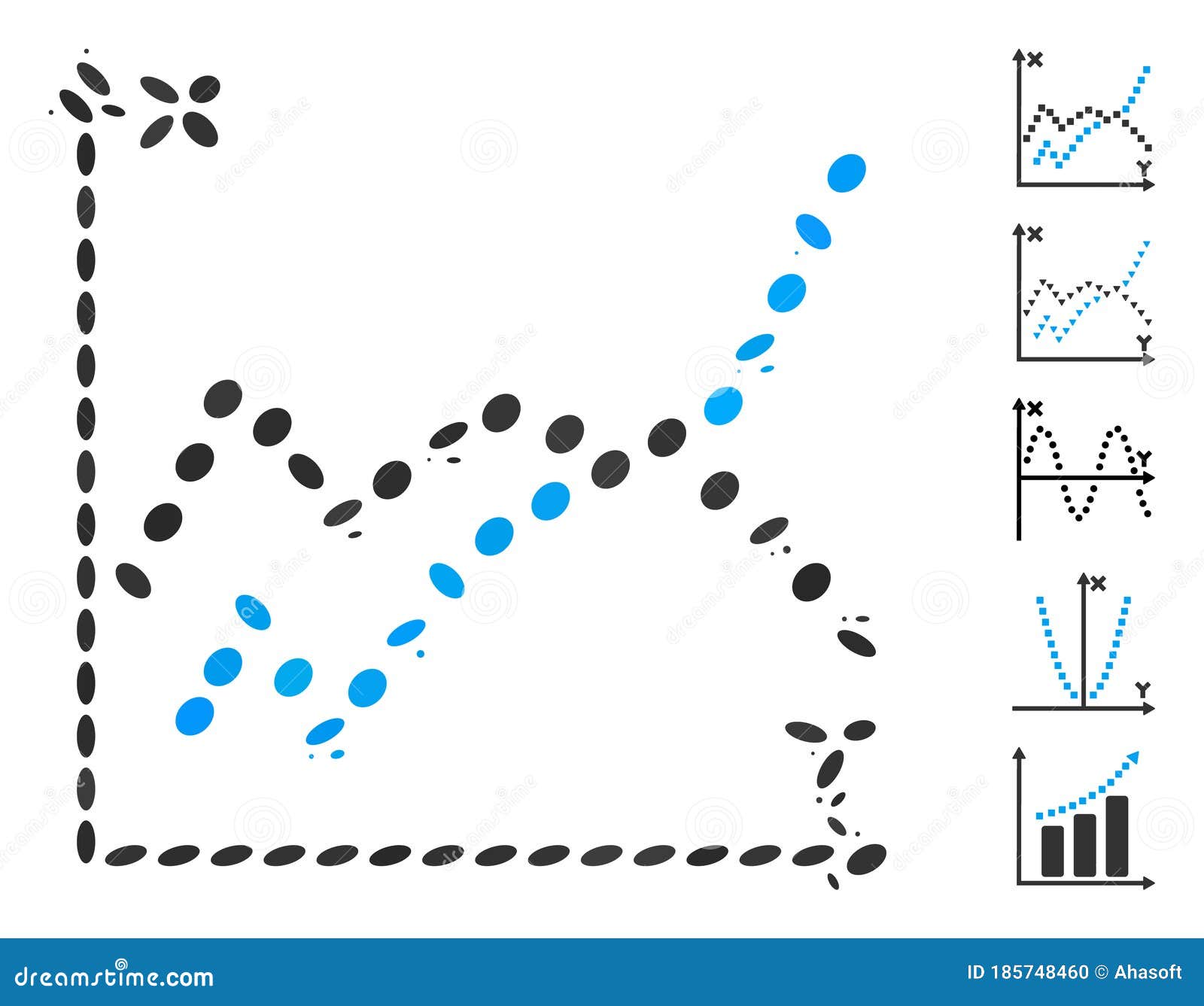 Oval Mosaic Functions Plot stock illustration. Illustration of draw ...