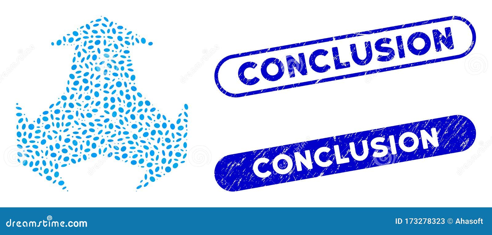 Oval Mosaic Intersection Directions with Scratched Conclusion Seals ...