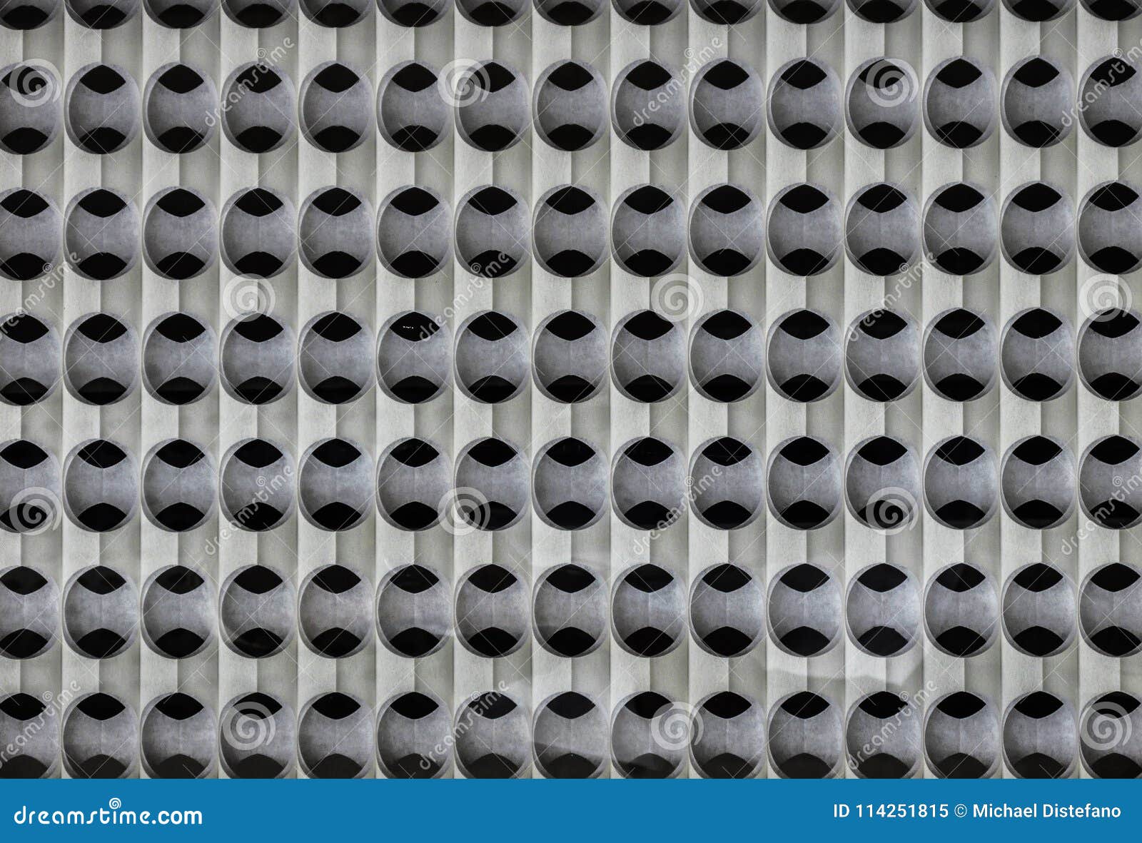 Oval Pattern Paper Screen on Window Stock Image - Image of unique ...