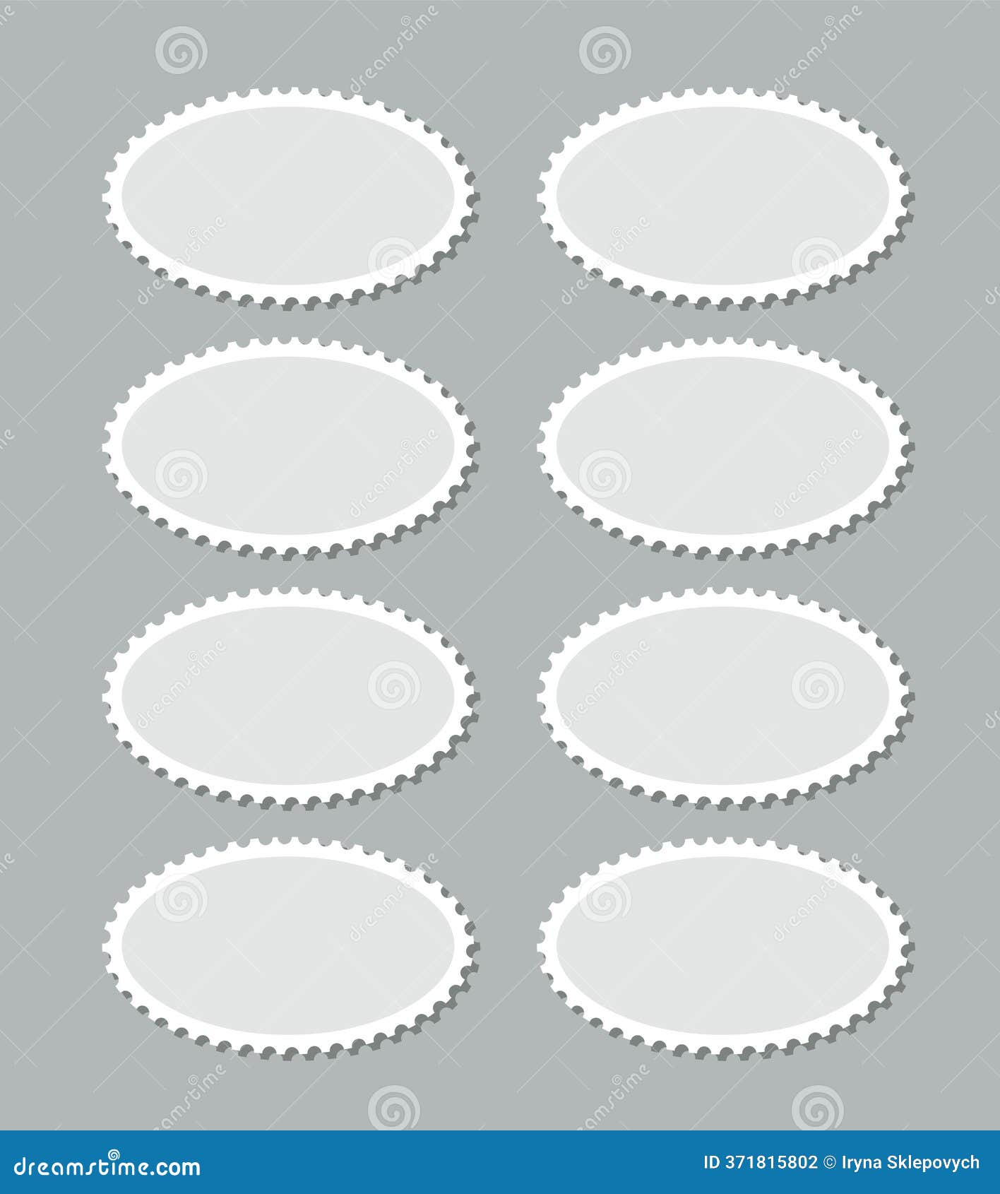 Blank Borders And Grunge Rubber Stamps Vector Illustration ...