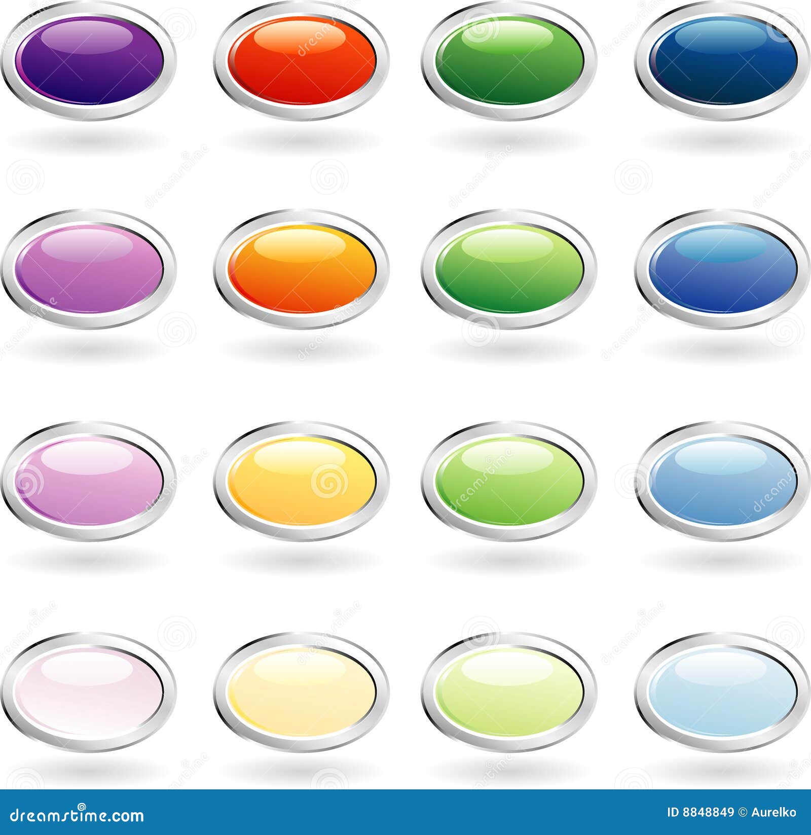 Oval, Ring, Parallelogram, Pentagon. Basic Geometric Shapes For ...