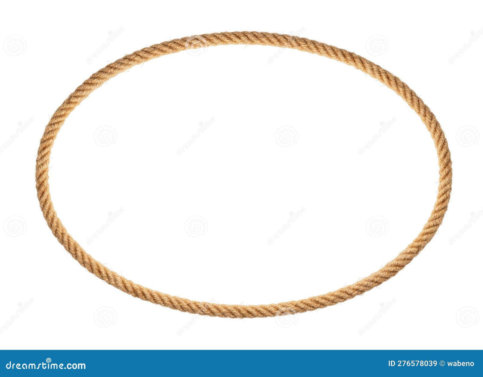 Oval rope frame stock image. Image of frame, border - 276578039