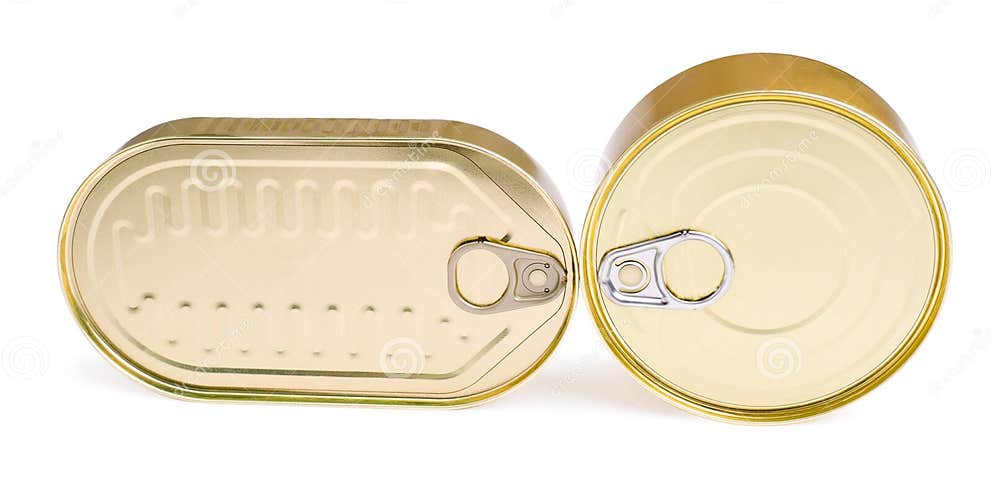 Oval and round cans stock image. Image of preserved, background - 18031771