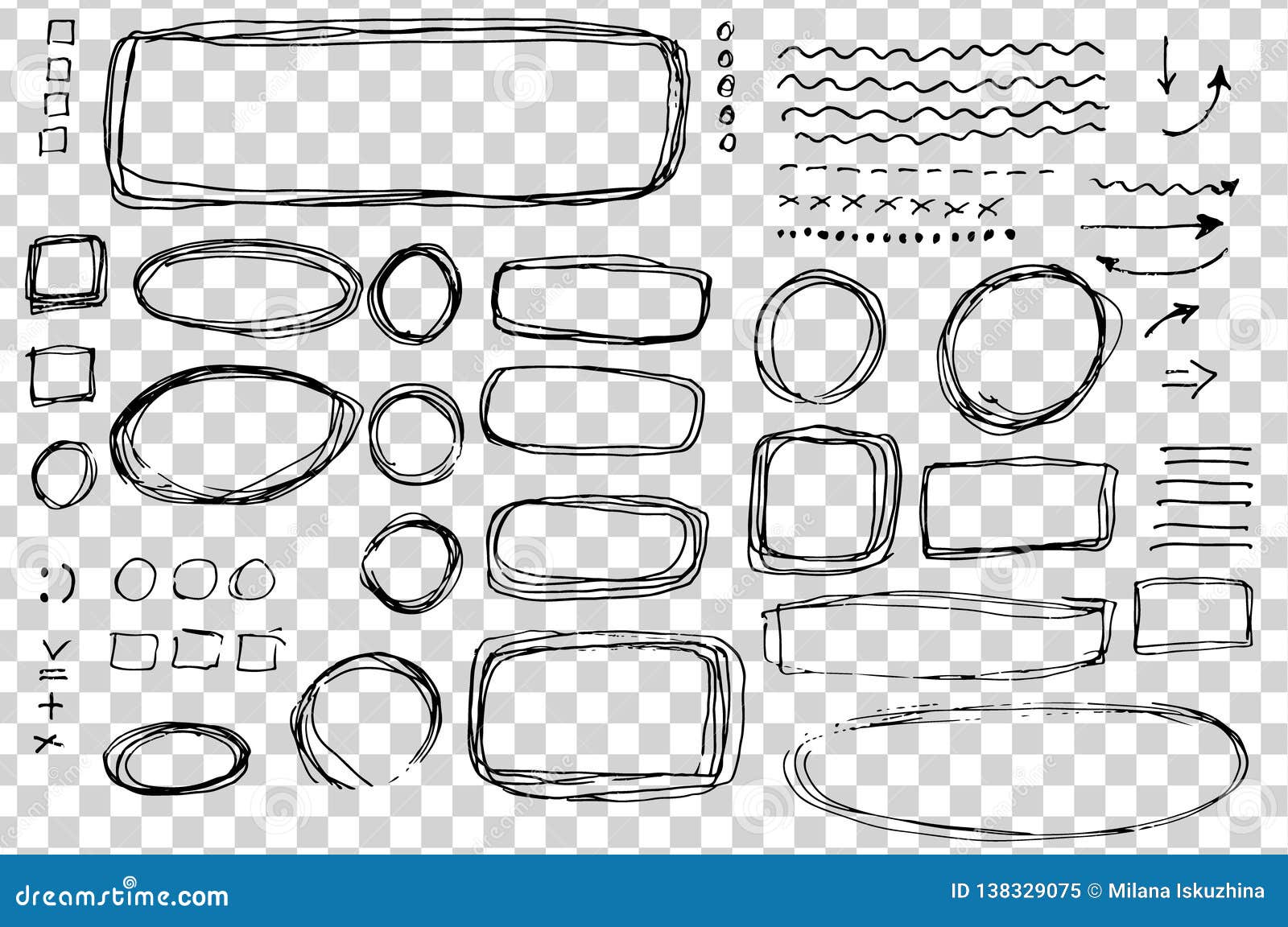 Oval, Round, Rectangular and Square Frames and Labels Stock Vector - Illustration of business ...
