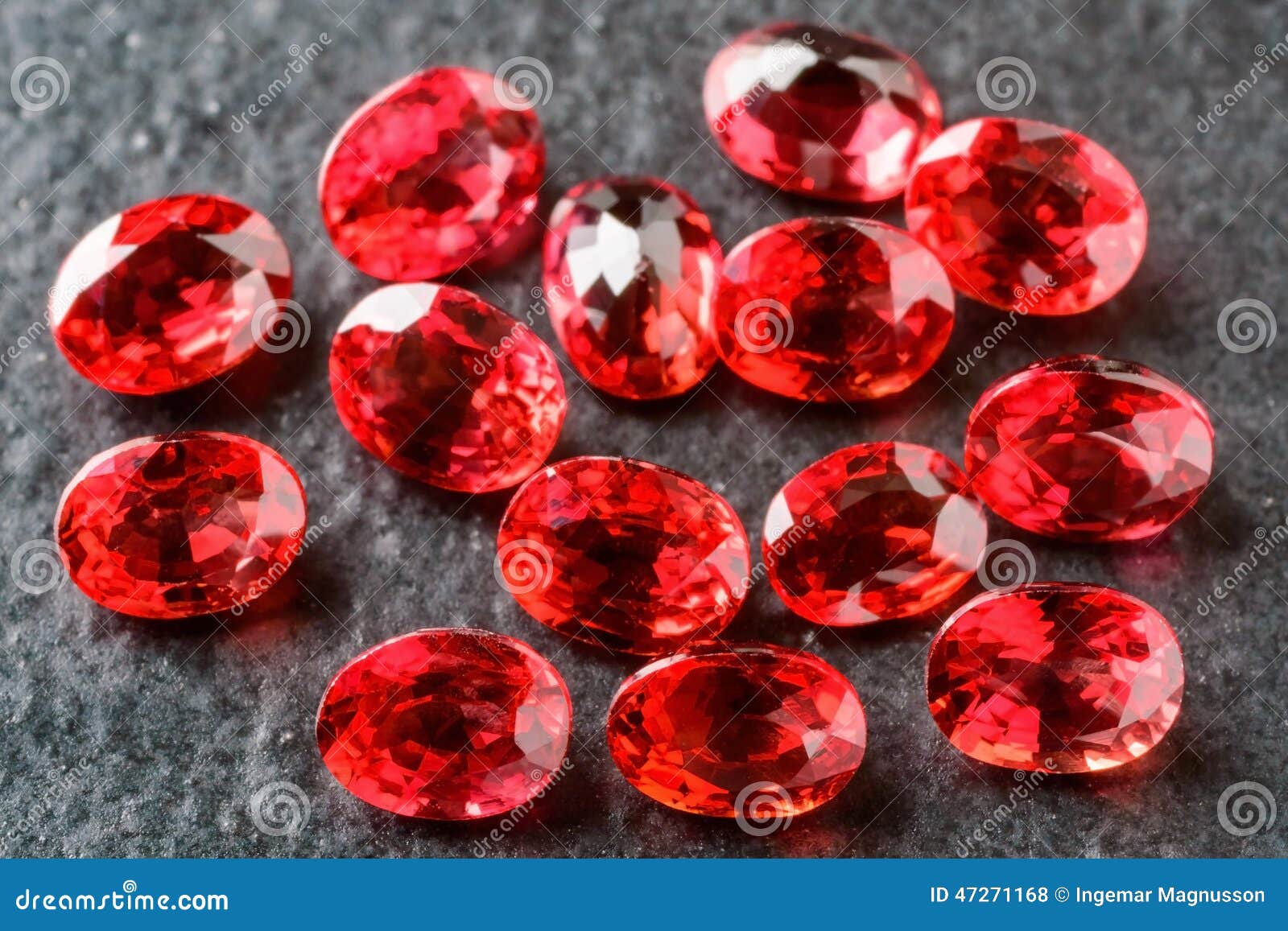 Oval rubies stock photo. Image of shape, black, precious - 47271168