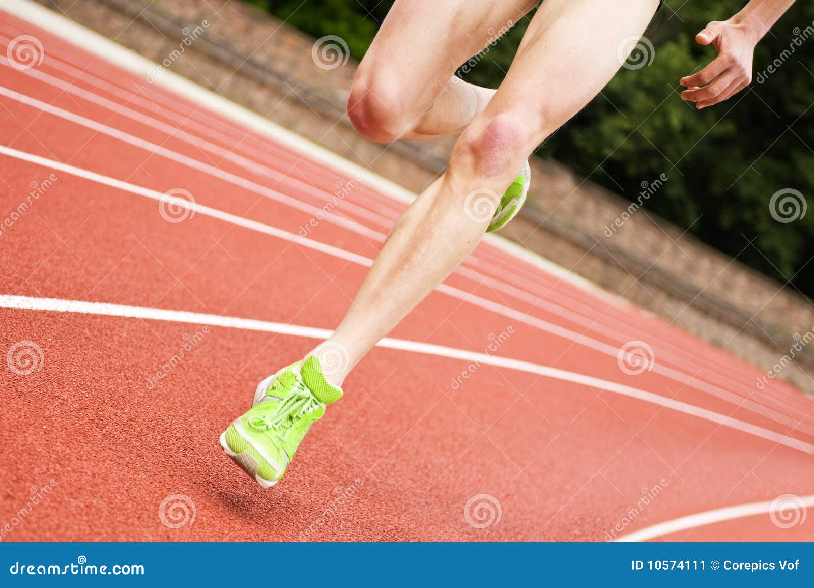 Oval running stock image. Image of muscular, motion, oval - 10574111