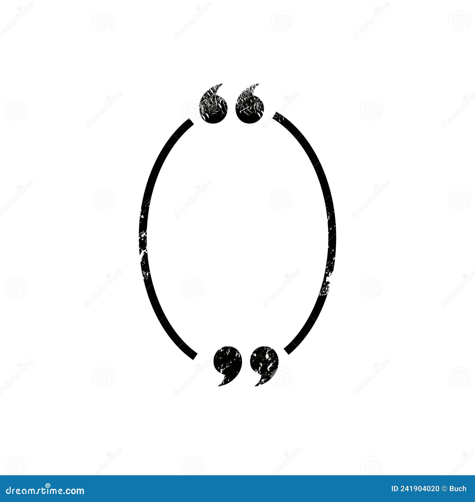 Oval Shape Chat Message Quote Bubble Isolated Icon Stock Vector ...
