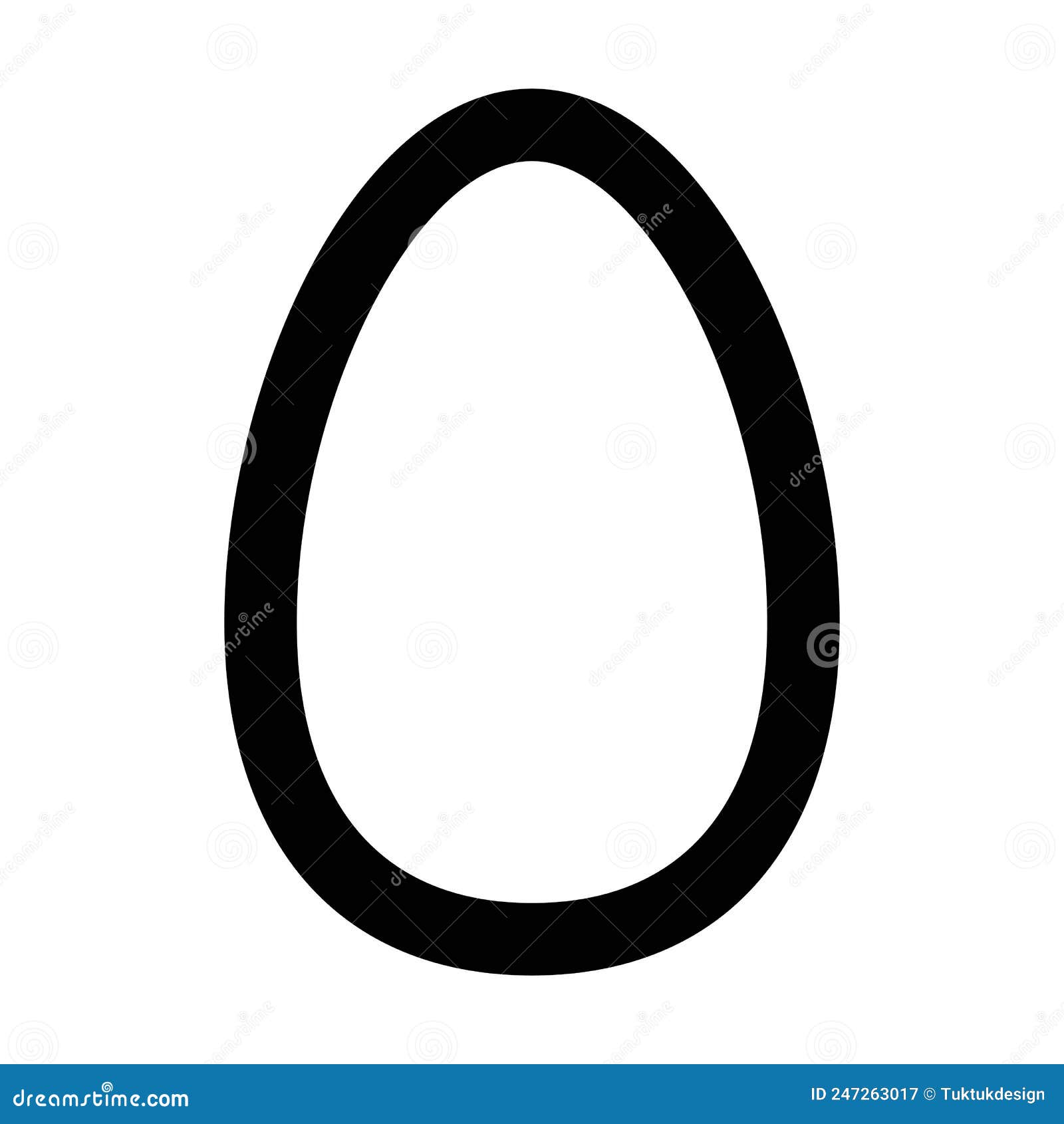 Oval Symbol Shape Vector Icon for Creative Graphic Design Ui Element in ...