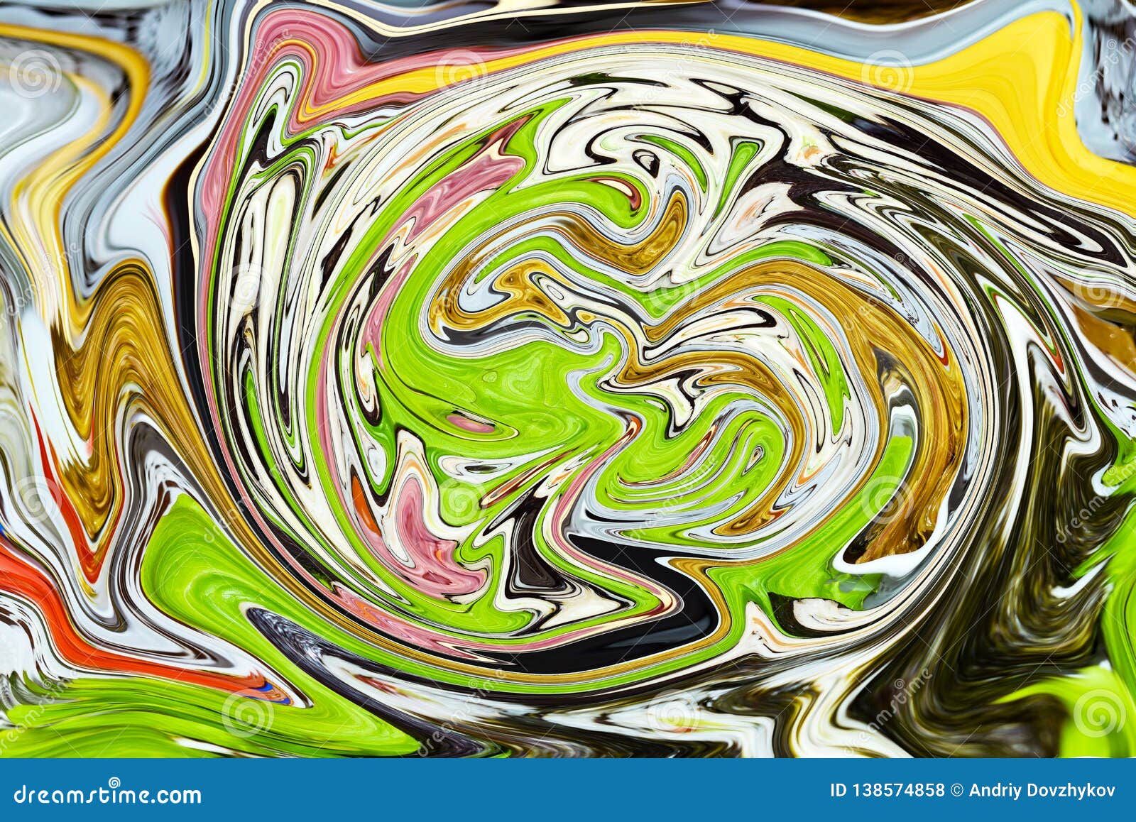 Oval Texture with Mostly Green Color Stock Illustration - Illustration ...