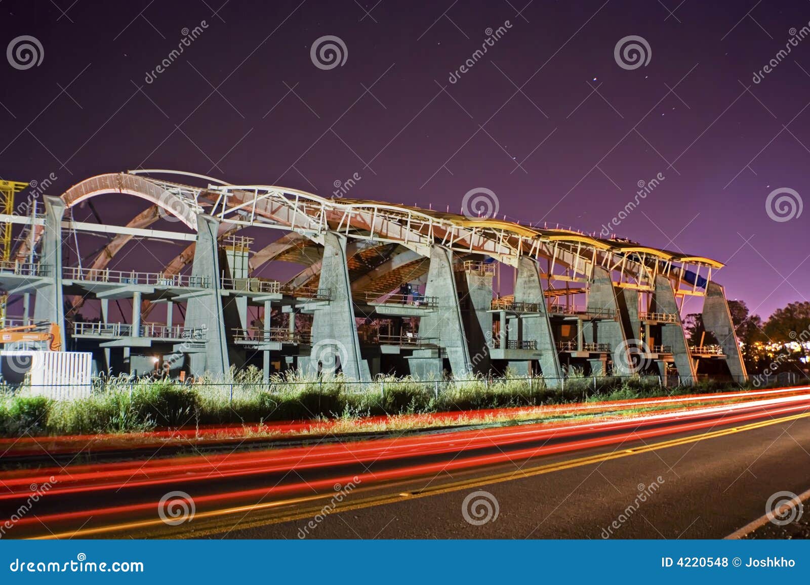 Oval Under Construction I stock photo. Image of building - 4220548