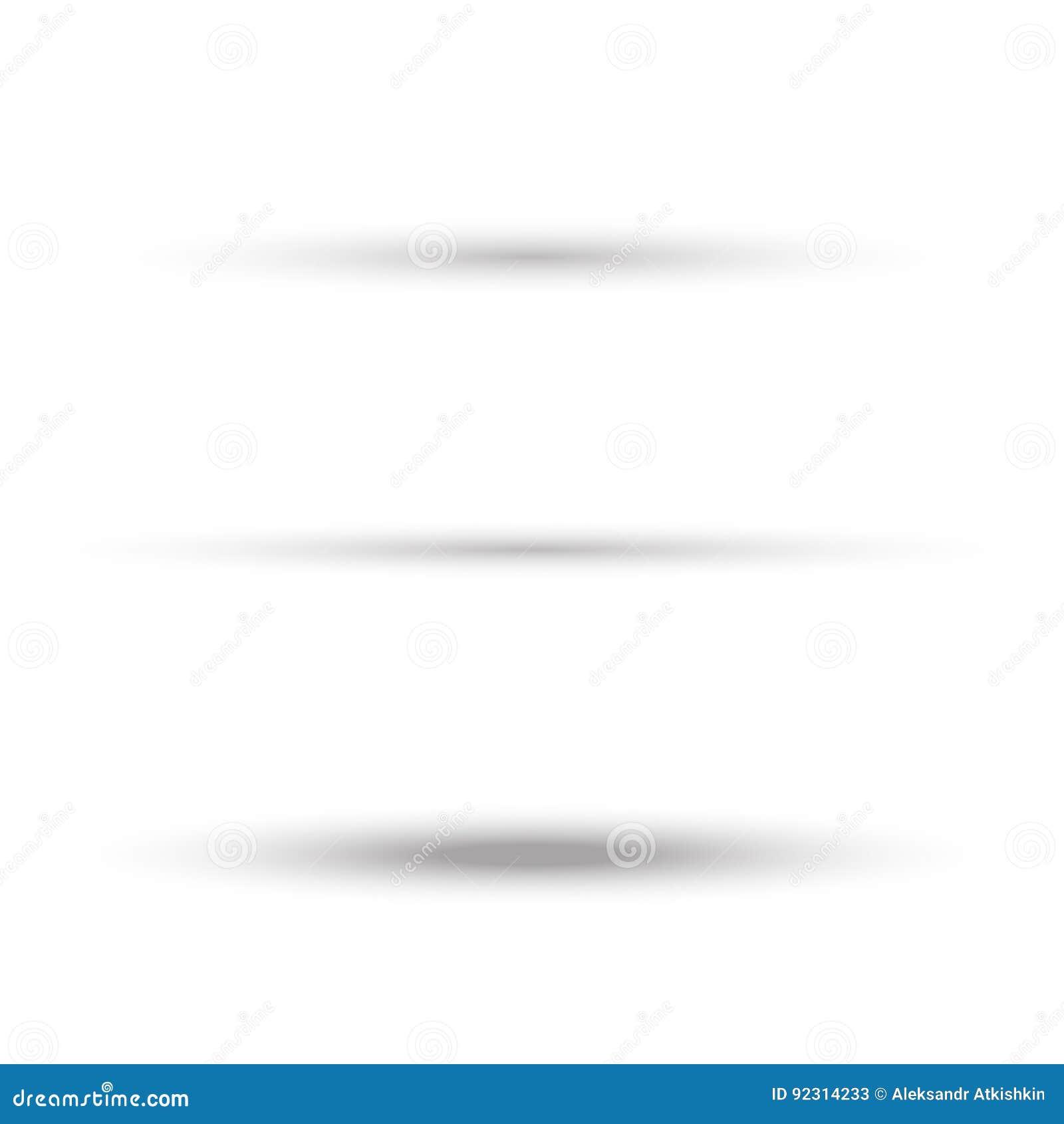 Oval vector shadows stock vector. Illustration of edge - 92314233