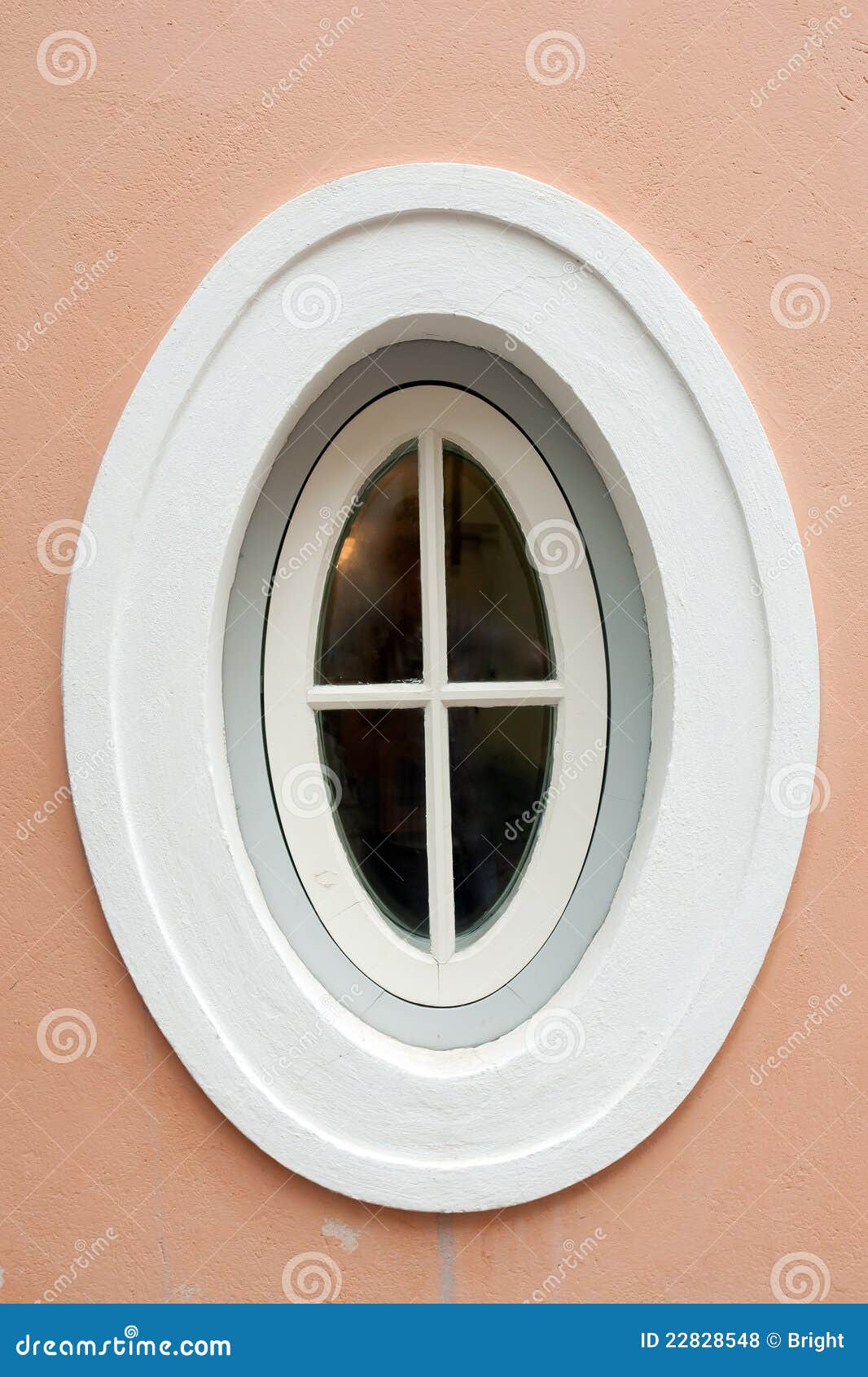 Oval Sunburst Window