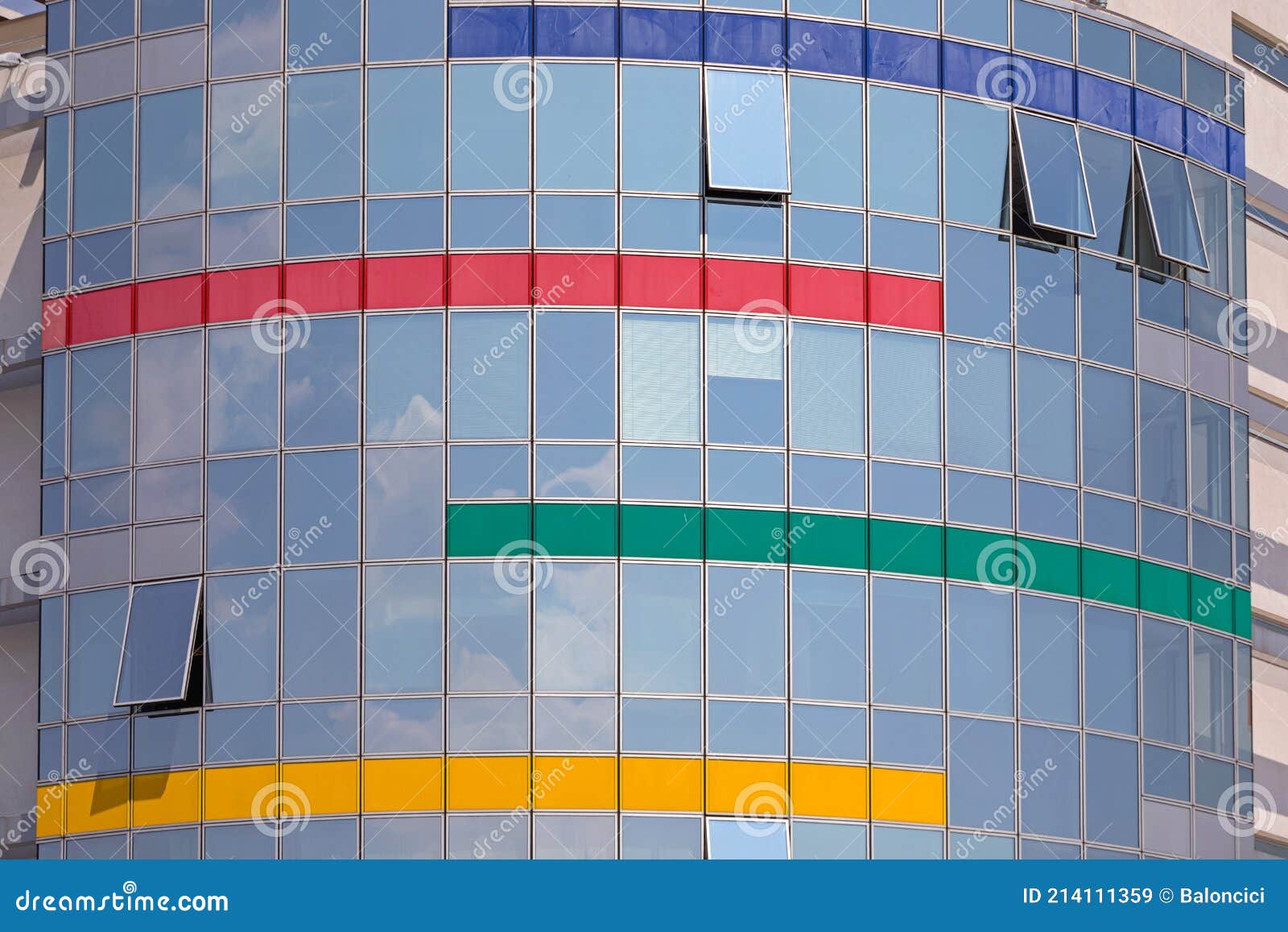 Oval Windows Building Stock Photo | CartoonDealer.com #217086468