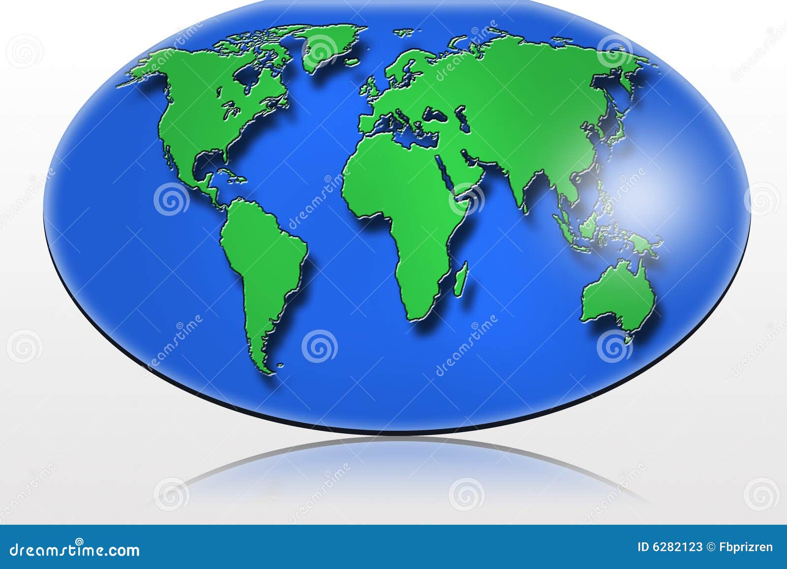 Oval world map stock illustration. Illustration of countries - 6282123