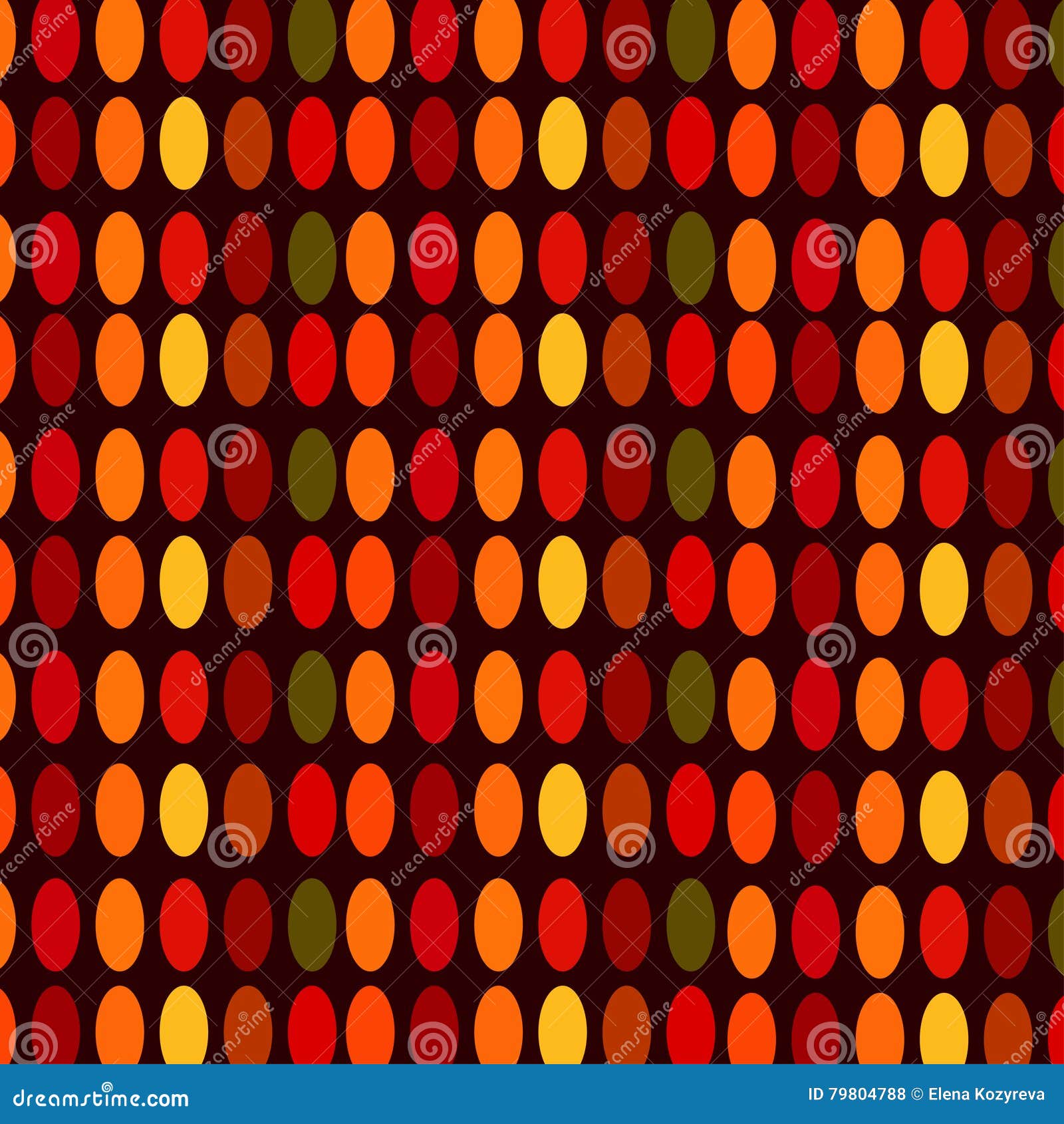 Ovals Colorful Abstract Background. Stock Vector - Illustration of ...