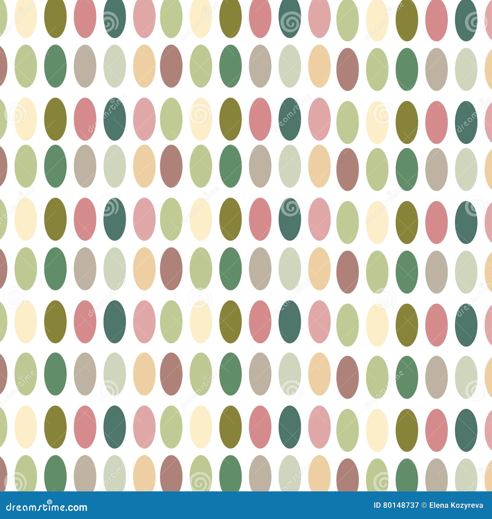 Ovals Colorful Abstract Background. Stock Vector - Illustration of ...