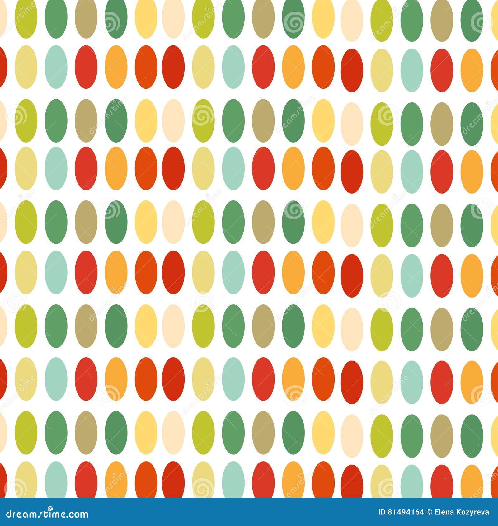 Ovals Colorful Abstract Background. Stock Vector - Illustration of ...