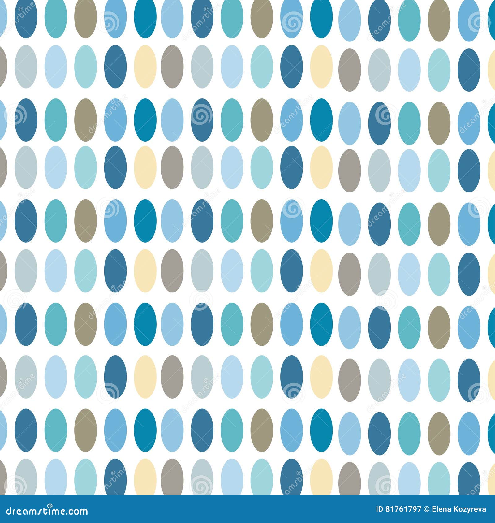 Ovals Colorful Abstract Background. Stock Vector - Illustration of ...