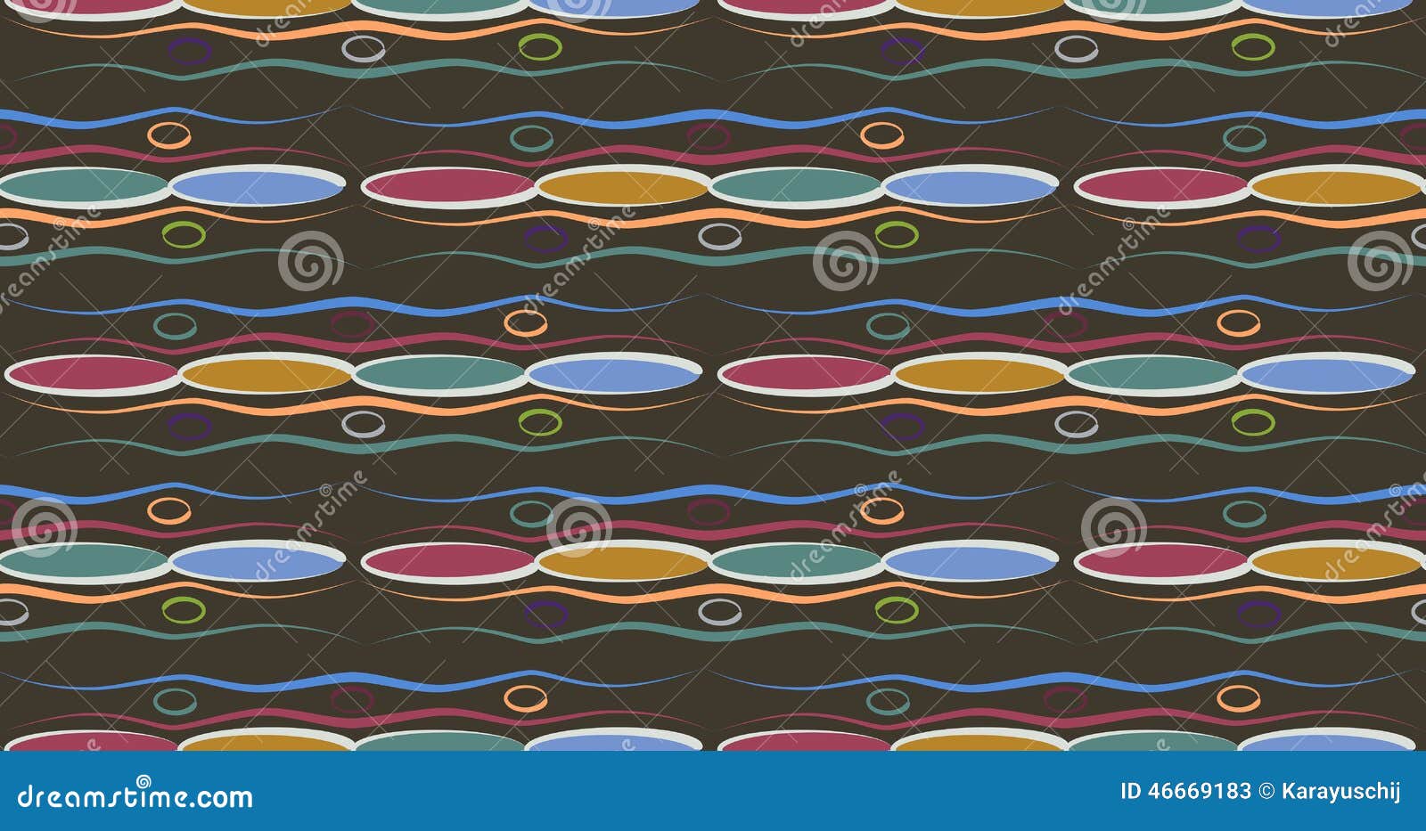 Ovals Pattern Texture stock vector. Illustration of backdrop - 46669183