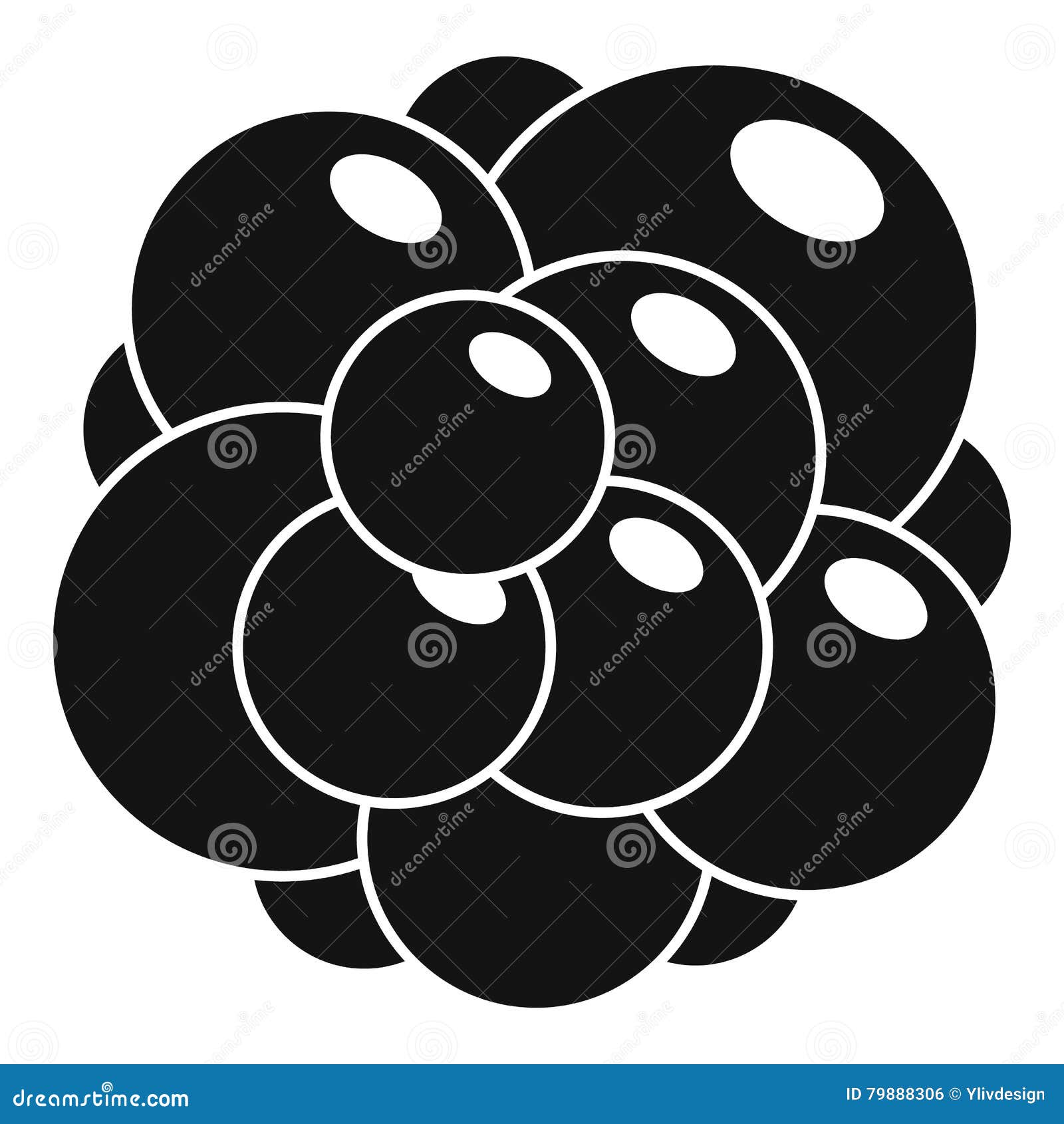 Ovary icon, simple style stock vector. Illustration of infertility ...