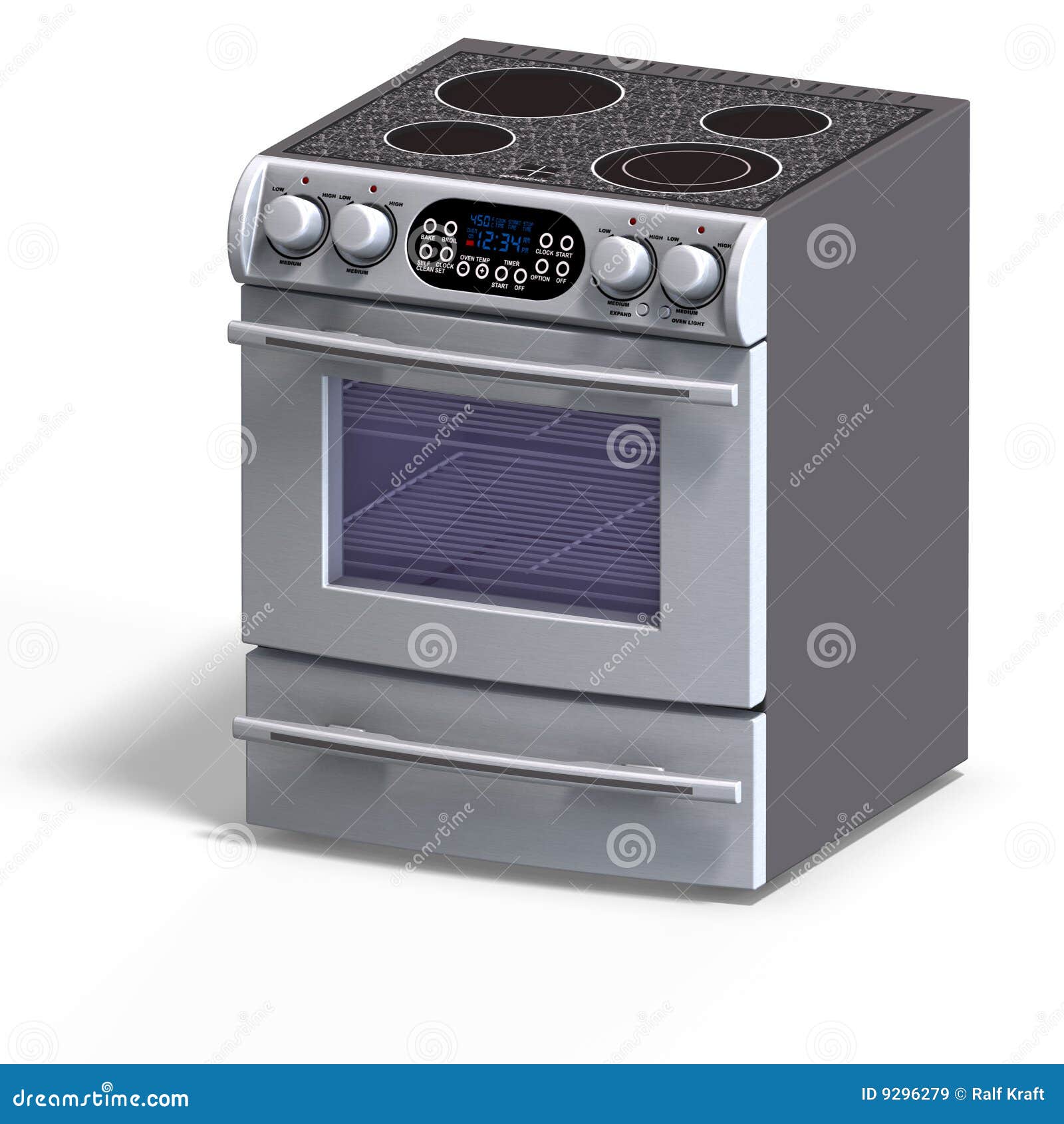 Oven stock illustration. Illustration of oven, focus, object - 9296279