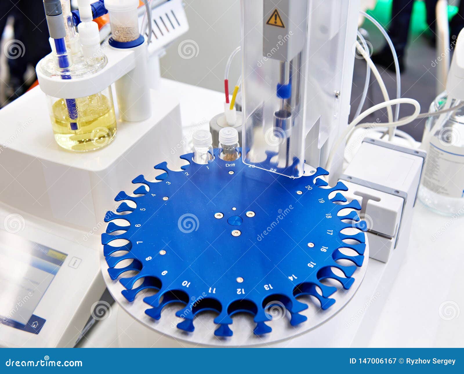 Oven Autosampler for Analysis of Water Stock Image - Image of ...
