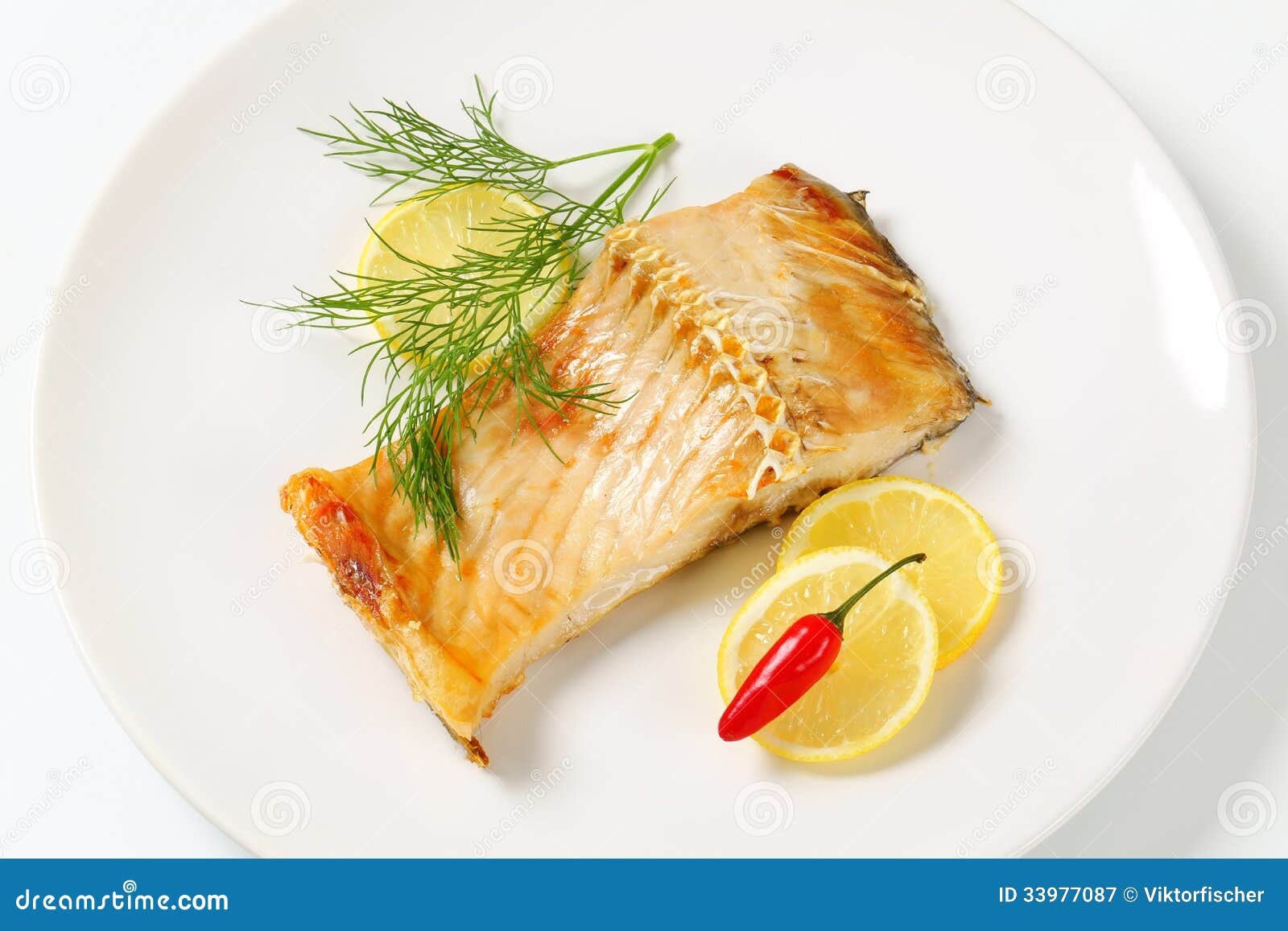 Oven baked carp fillet stock image. Image of plate, food - 33977087
