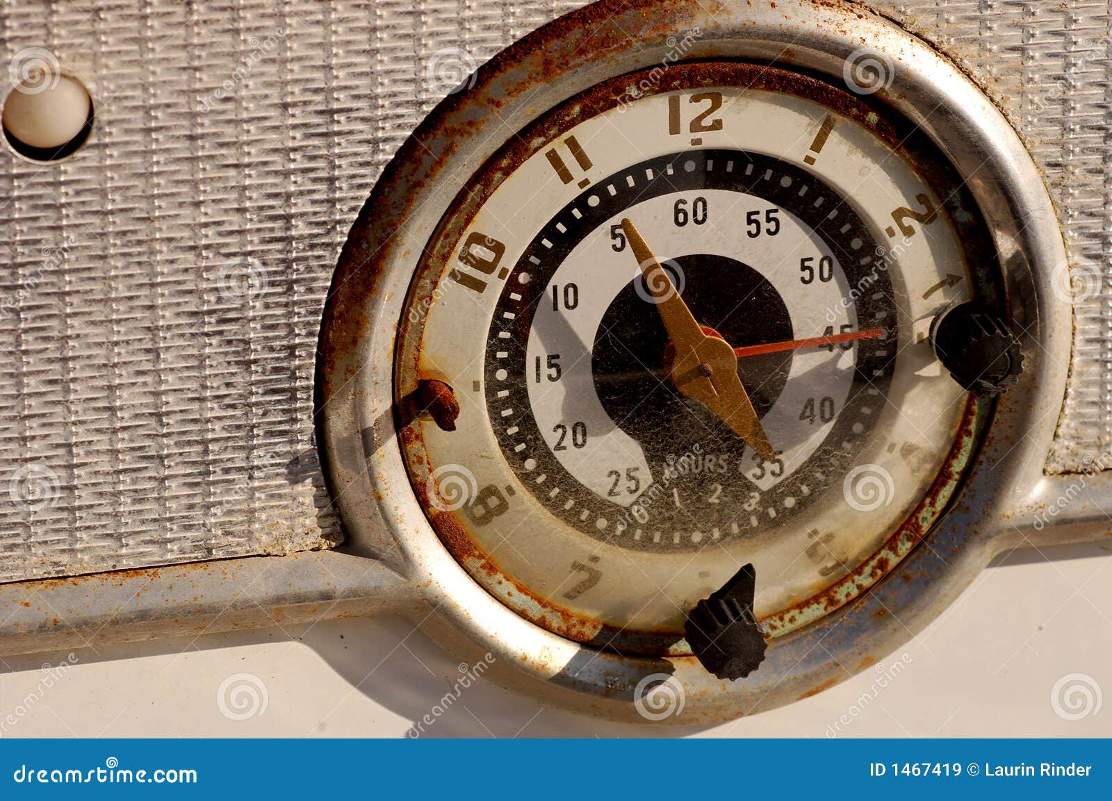 Oven Clock stock image. Image of used, white, trash, knob - 1467419