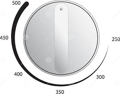 Oven Dial Vector stock vector. Illustration of oven, icons - 94527088