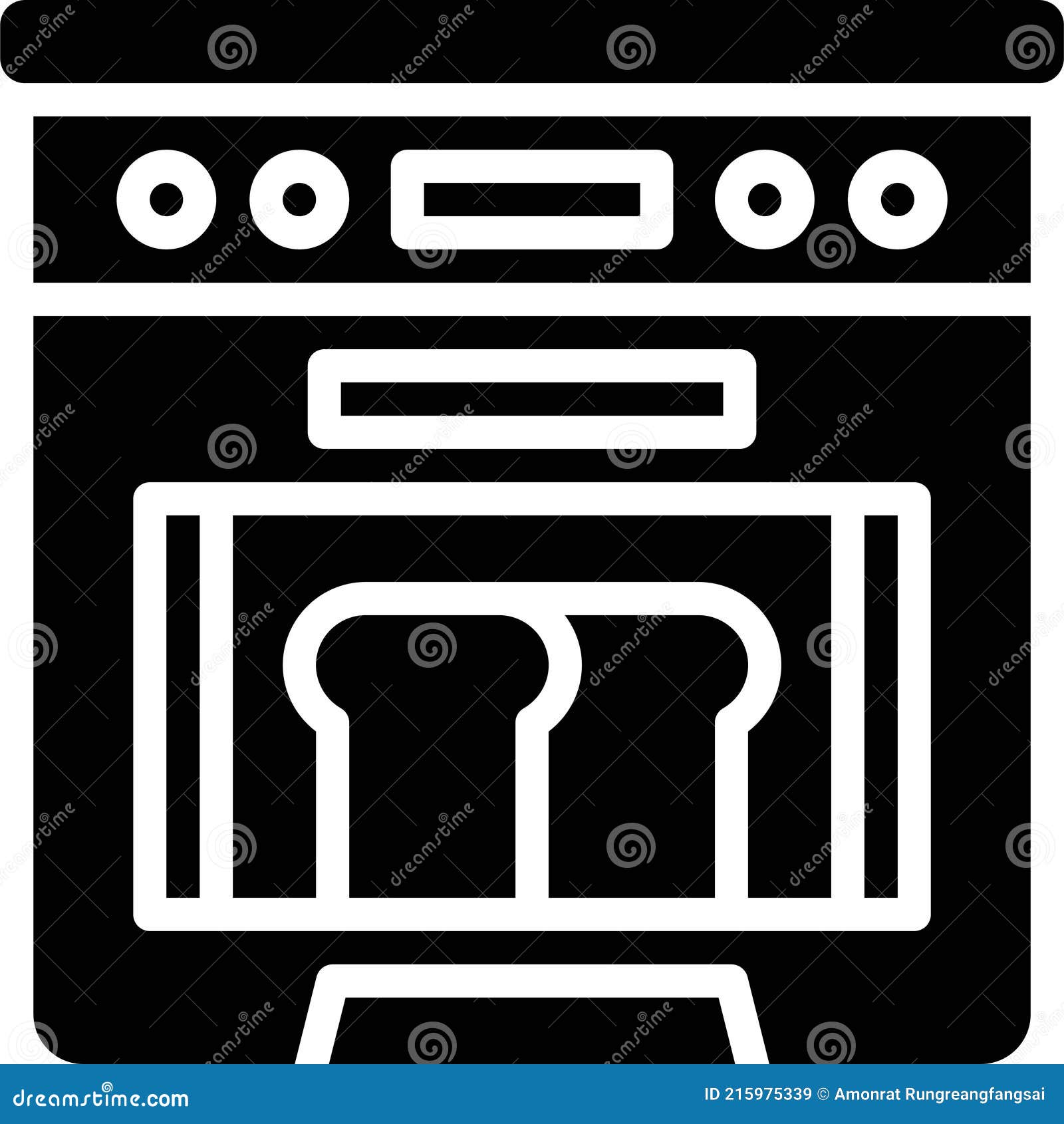 Oven Icon, Bakery and Baking Related Vector Stock Vector - Illustration ...