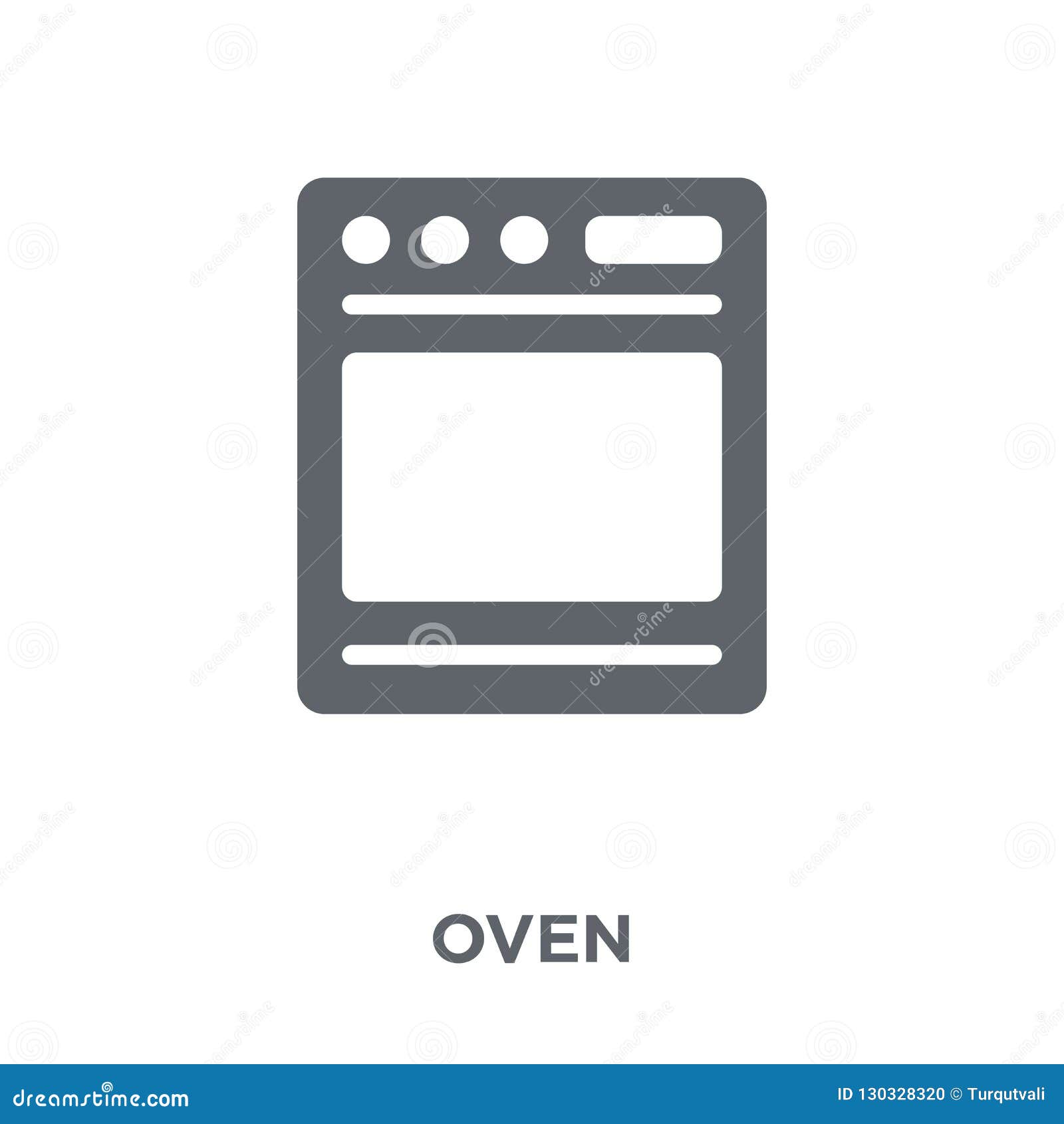 Oven Icon from Electronic Devices Collection. Stock Vector ...