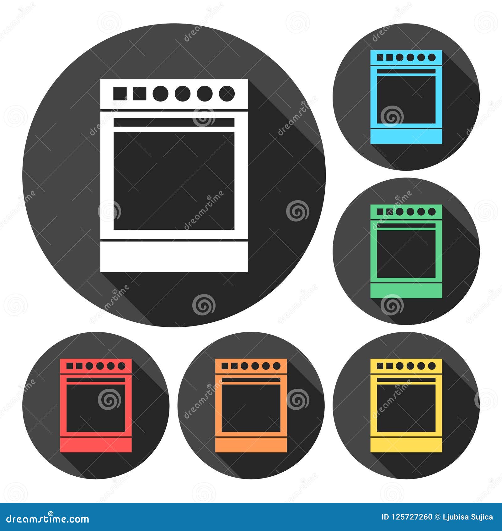 Oven Icon, Oven Icon UI, Oven Icon Vector Ilustración del Vector ...