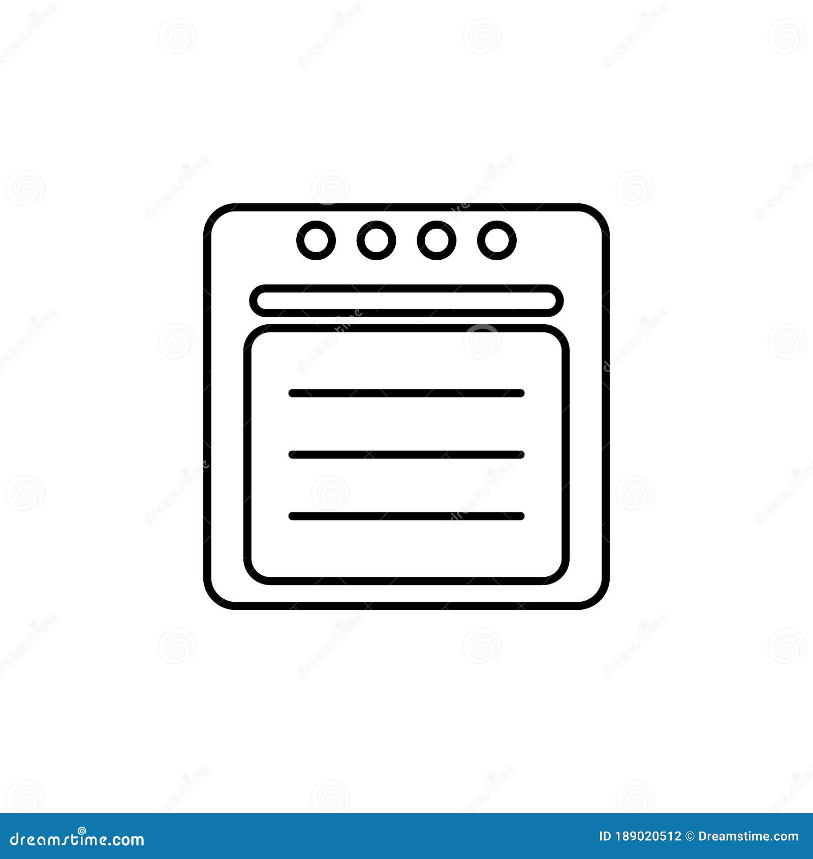 Oven Outline Icon. Element of Equipment Icon for Mobile Concept and Web ...