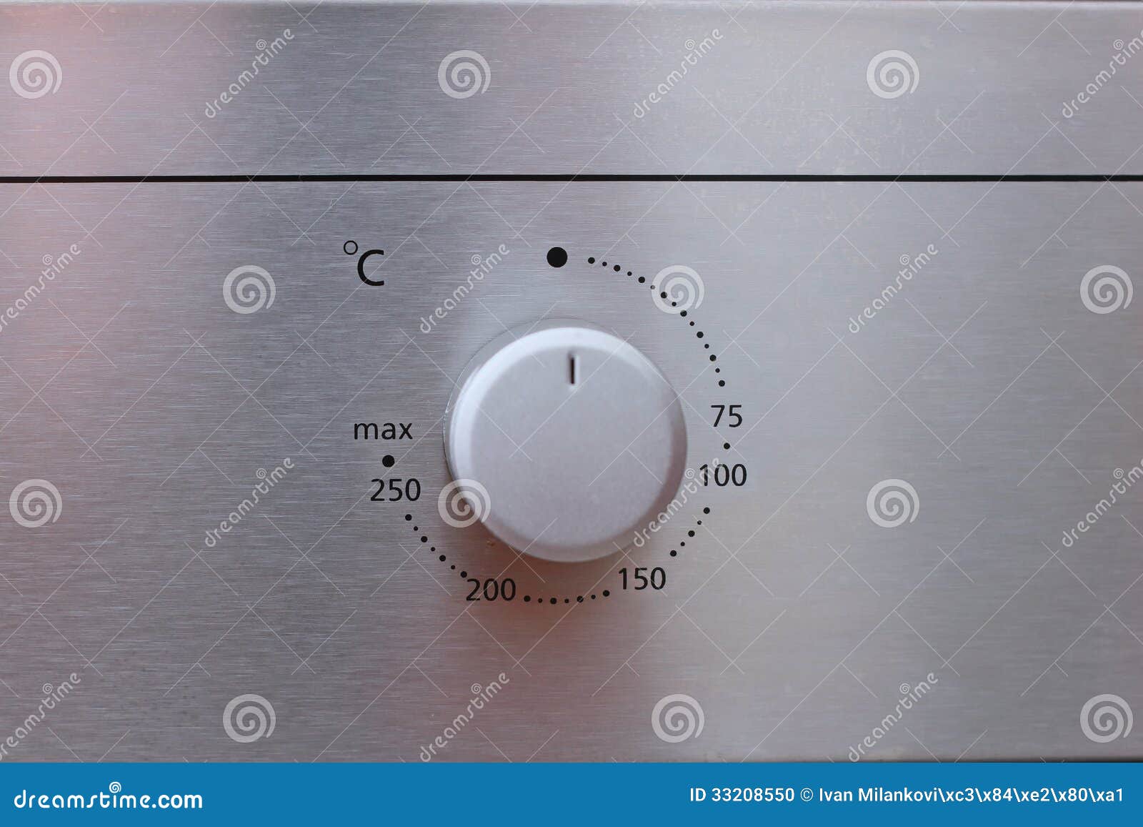 Oven regulator stock photo. Image of inox, temperature - 33208550
