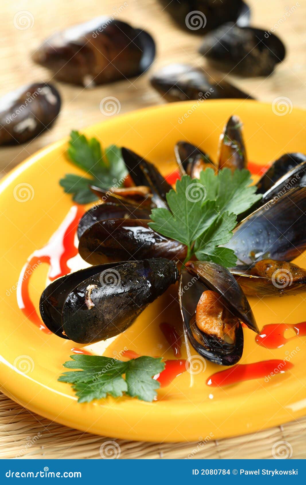 Oven seafood in shells stock photo. Image of fishes, europe - 2080784