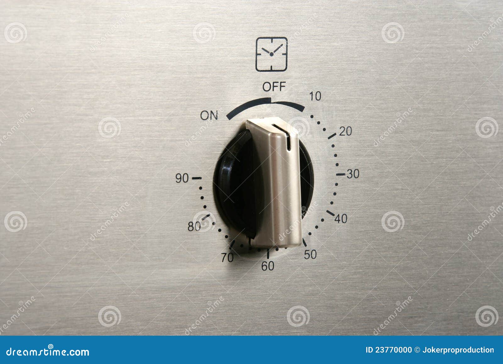 Oven time button stock photo. Image of electrical, front - 23770000