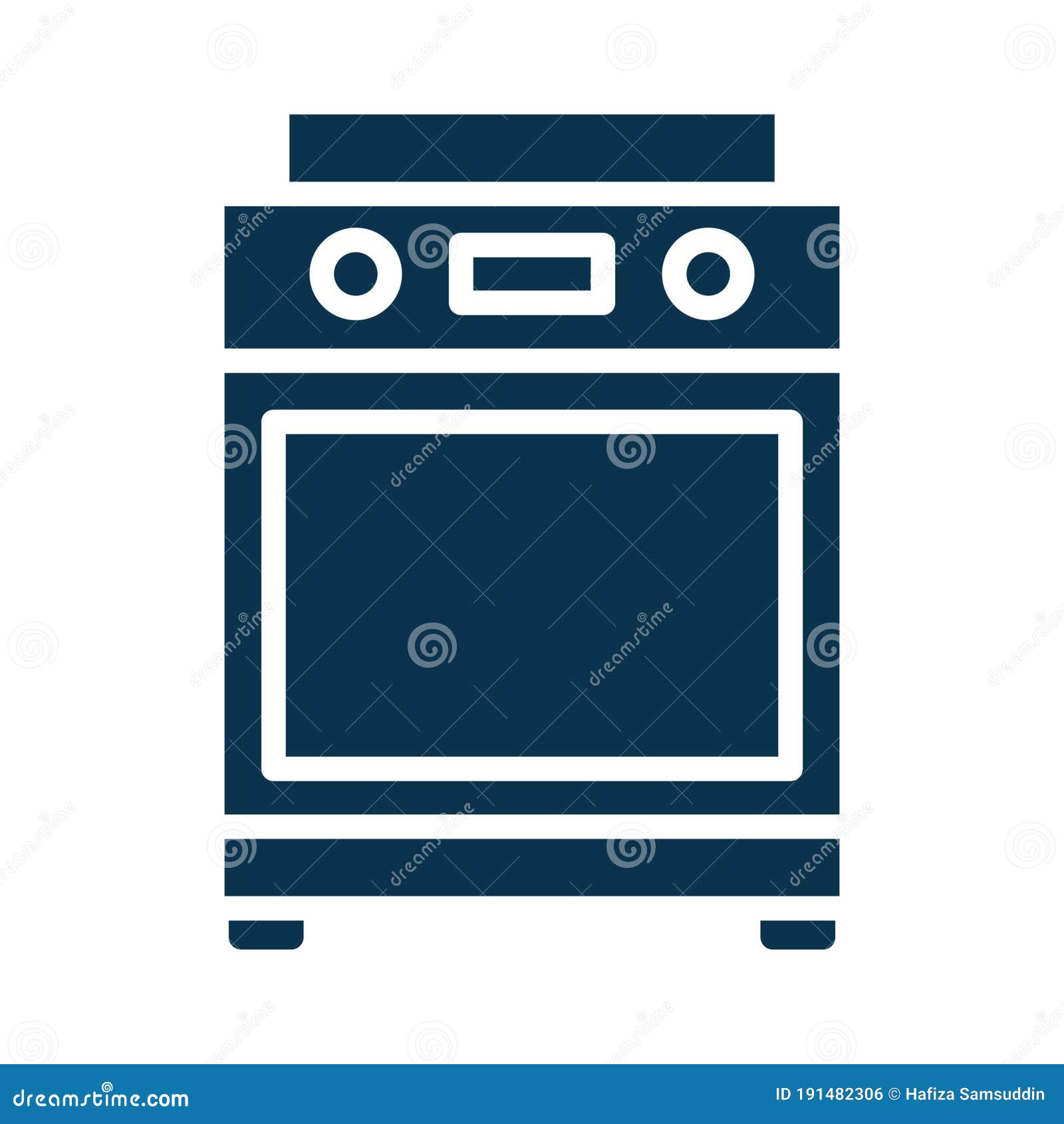 Oven. Vector Illustration Decorative Design Stock Vector - Illustration ...